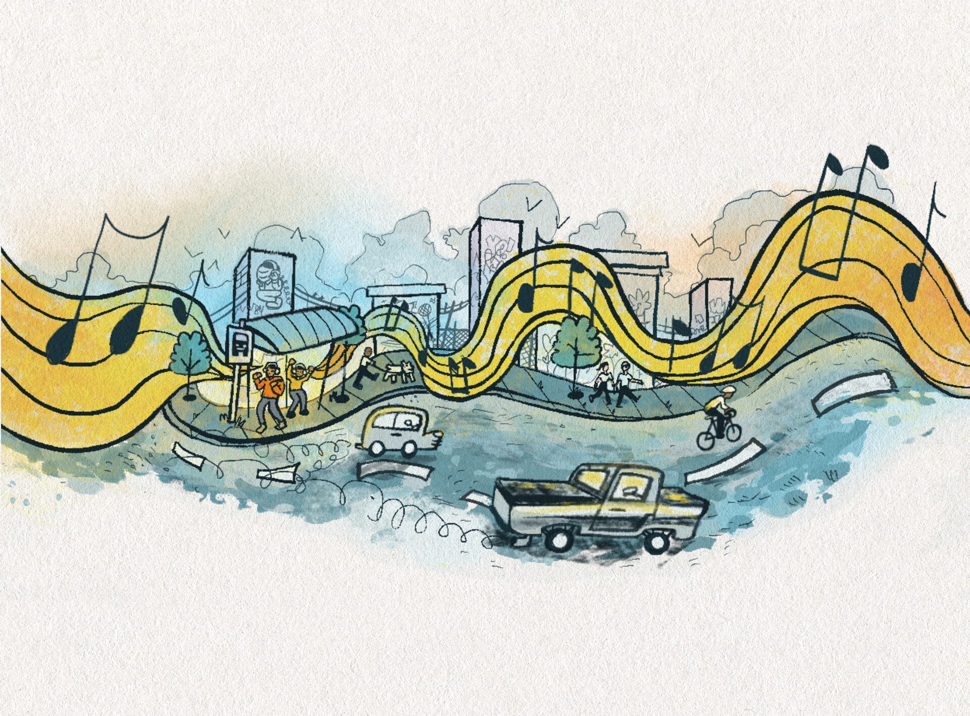 ArtStation - Music Street