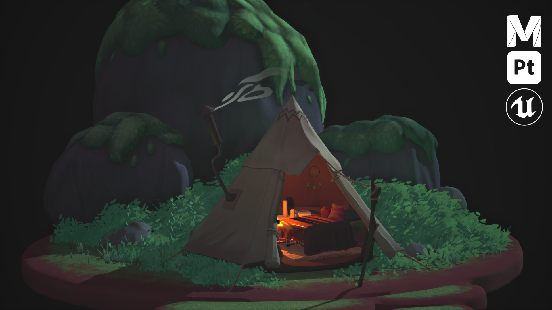 ArtStation - Camping Retreat