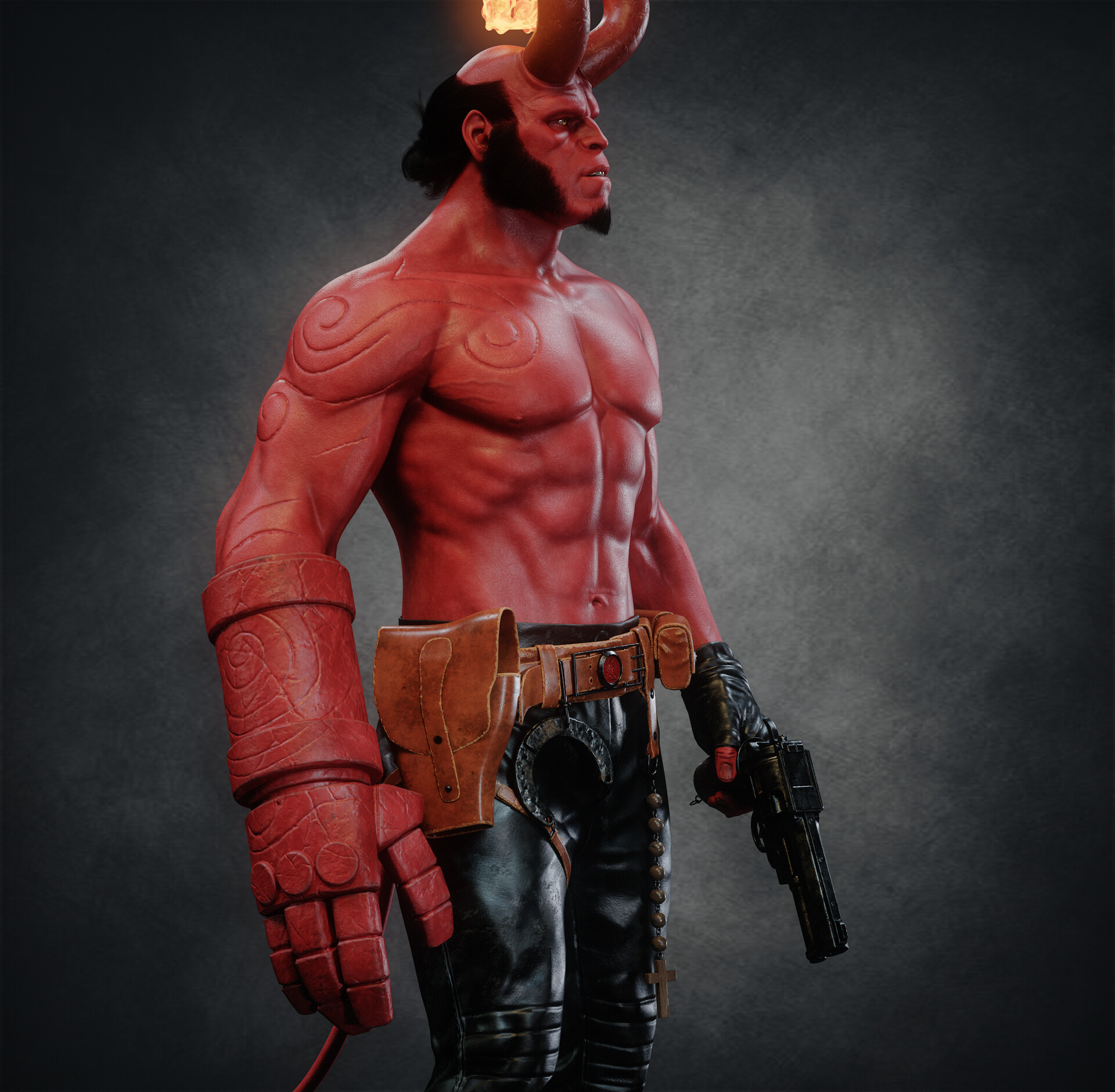 hellboy artstation