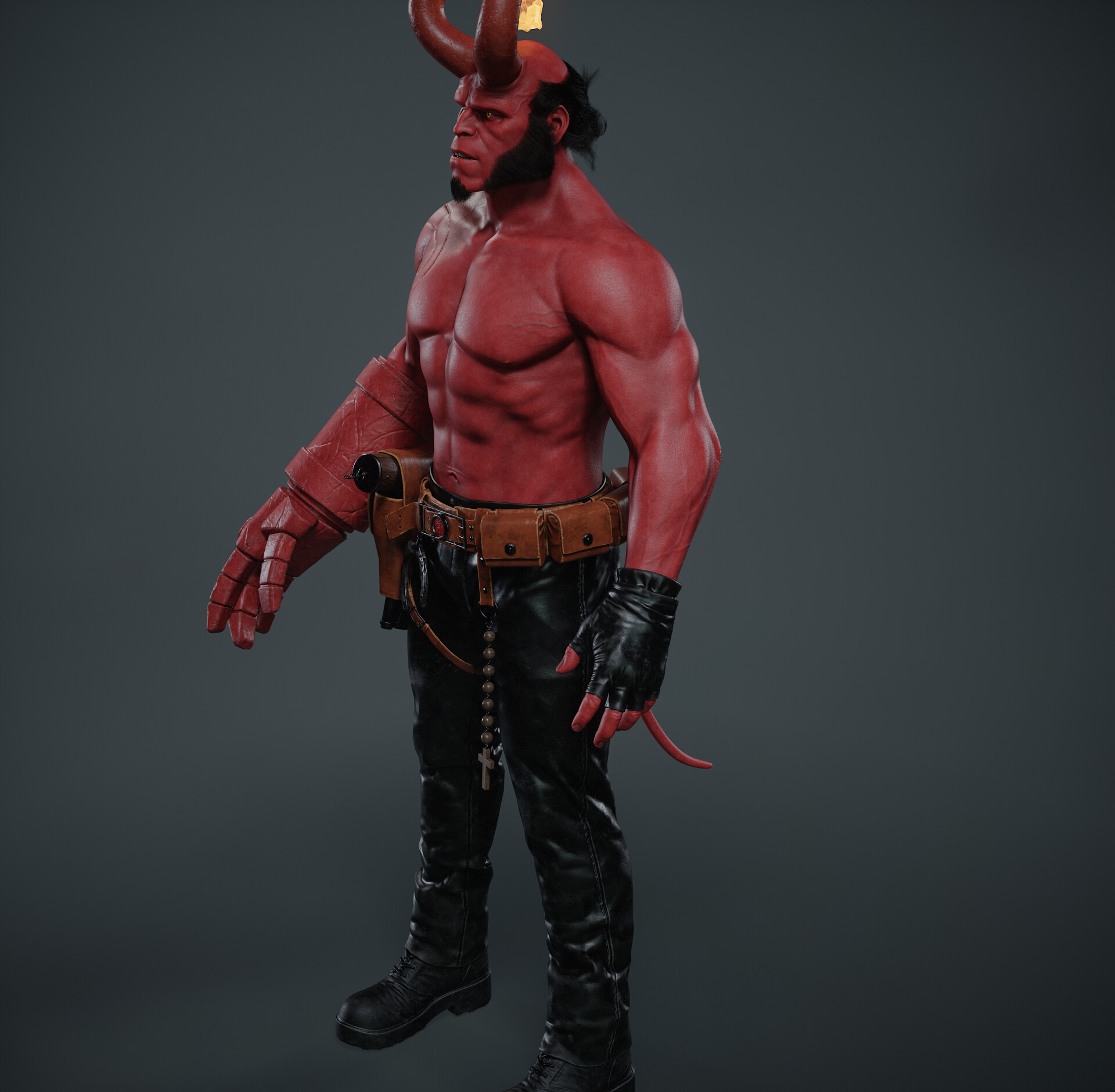 hellboy with horns 2004