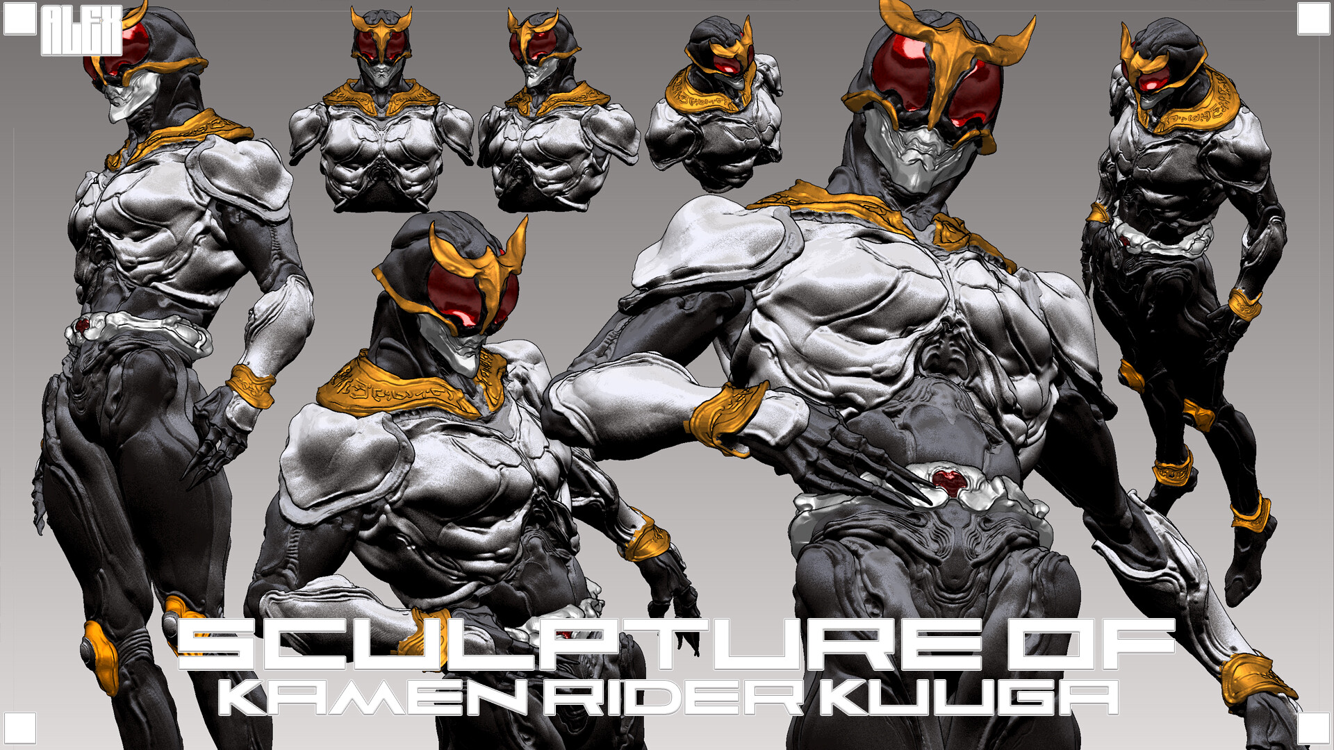 ArtStation - 『Kamen Rider』Kuuga制作展示