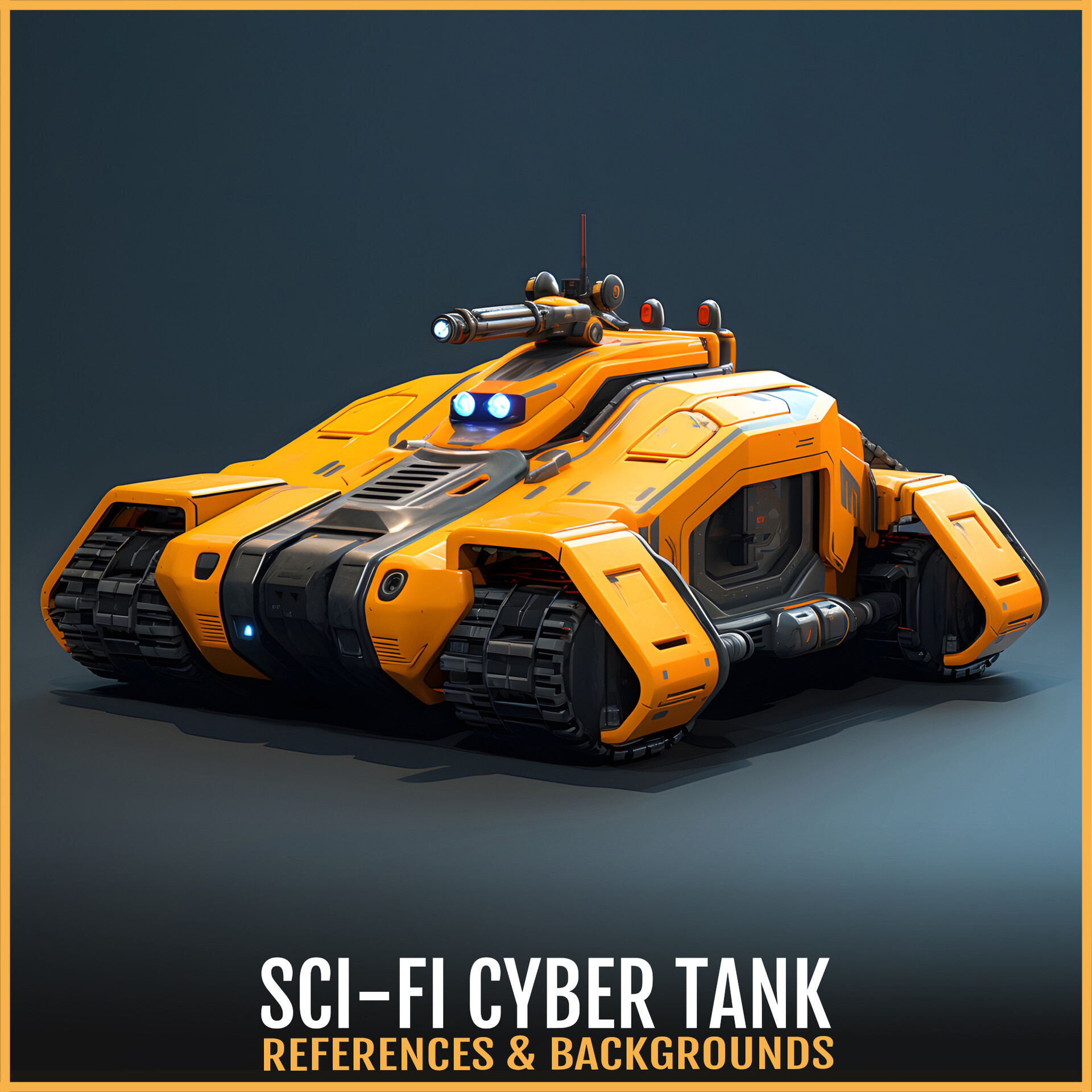 ArtStation - 303 Sci-fi Cyber Tank