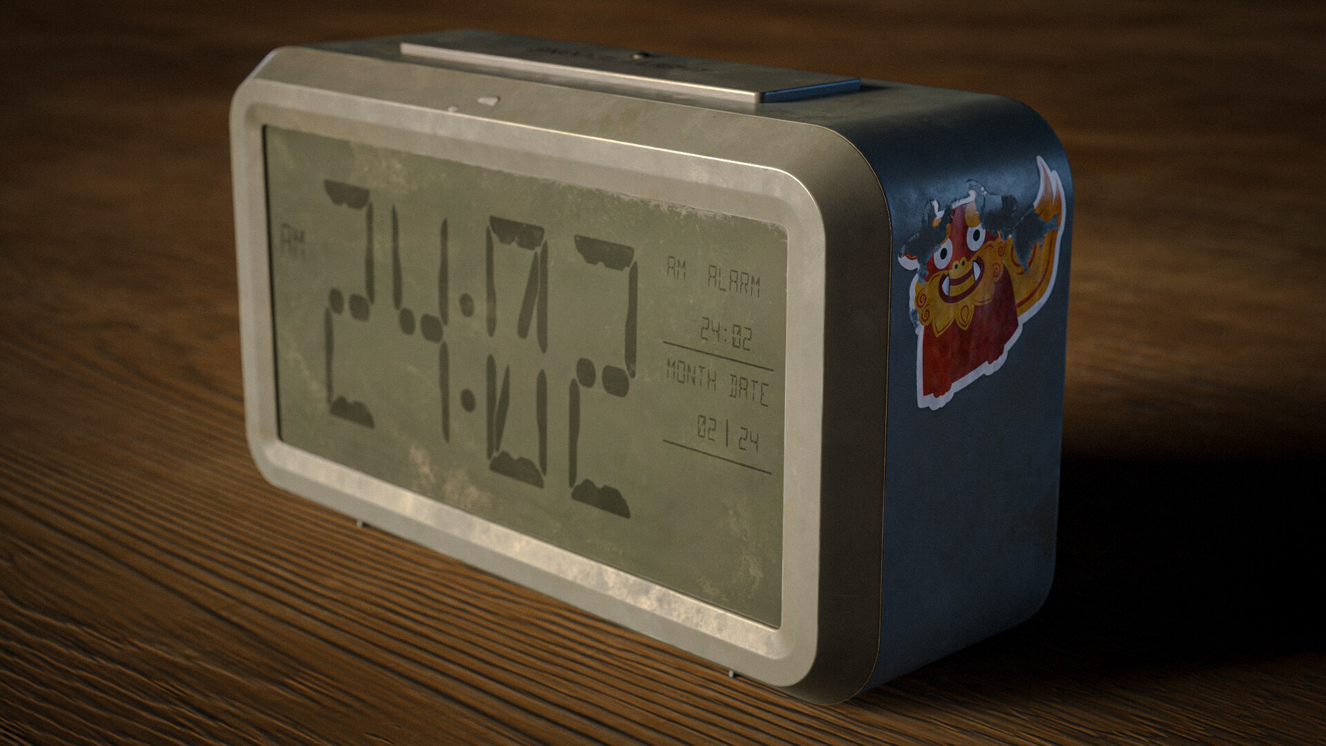 ArtStation - Old electronic clock