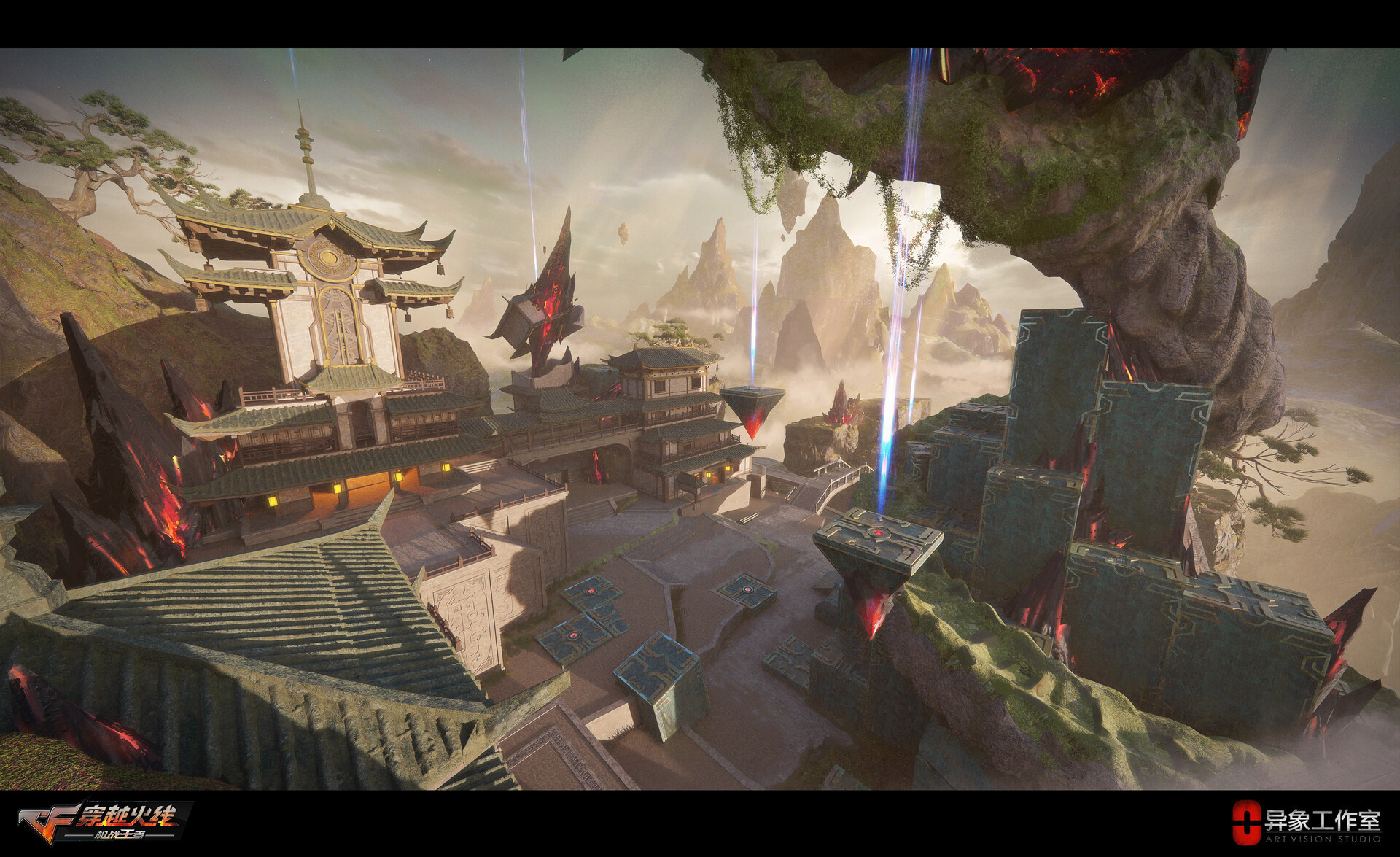 ArtStation - CF穿越火线手游地图概念-不周山2