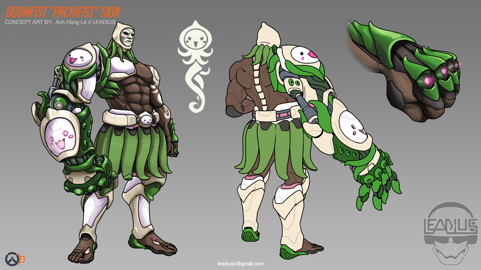 Leadius - Overwatch - Doomfist 'PACHIFIST' Fan-skin