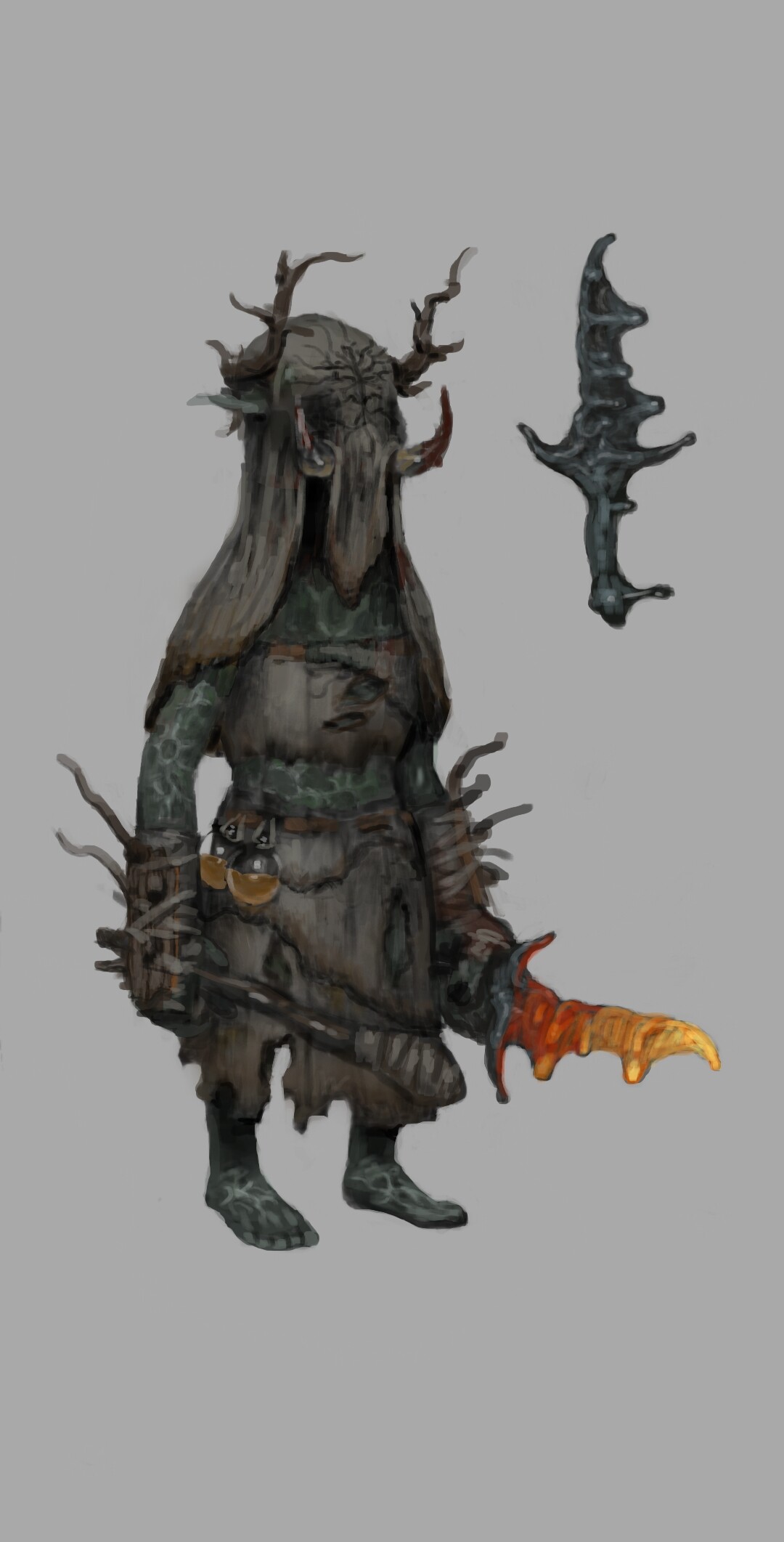 ArtStation - Flame cult troll