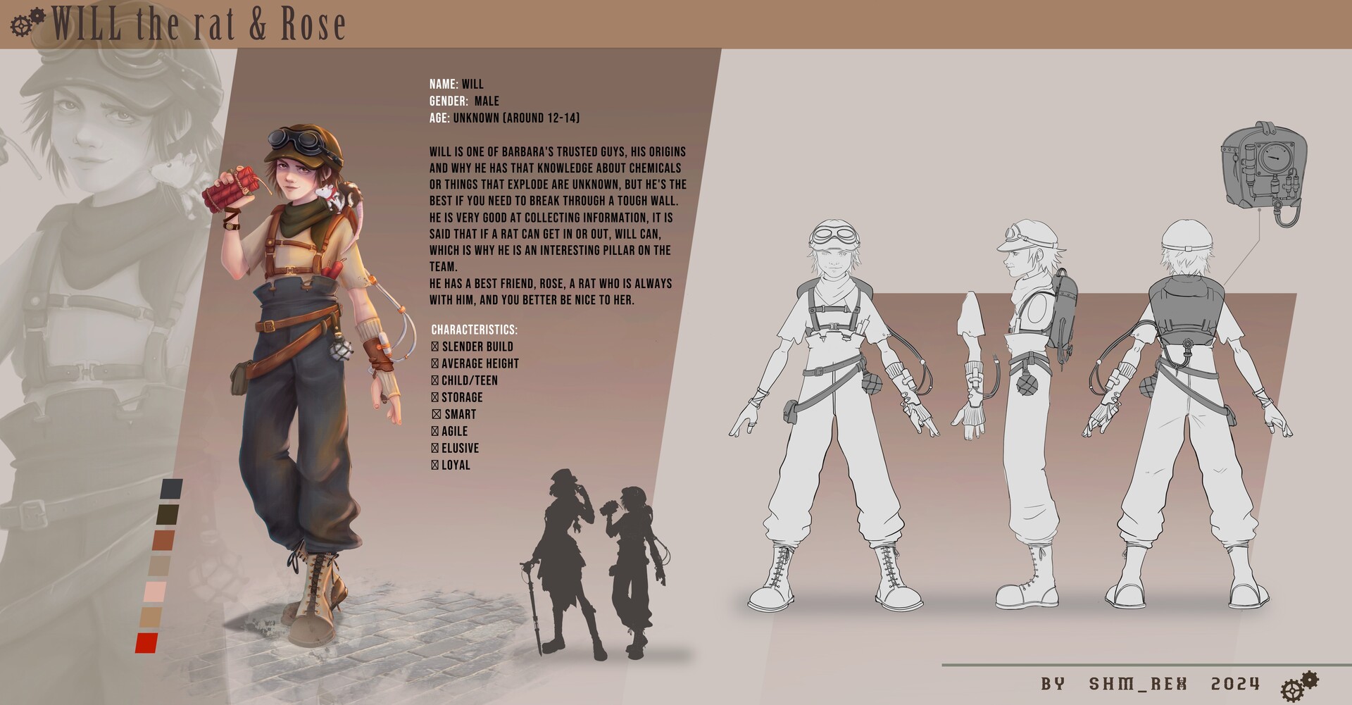 ArtStation - Will the rat (& Rose)