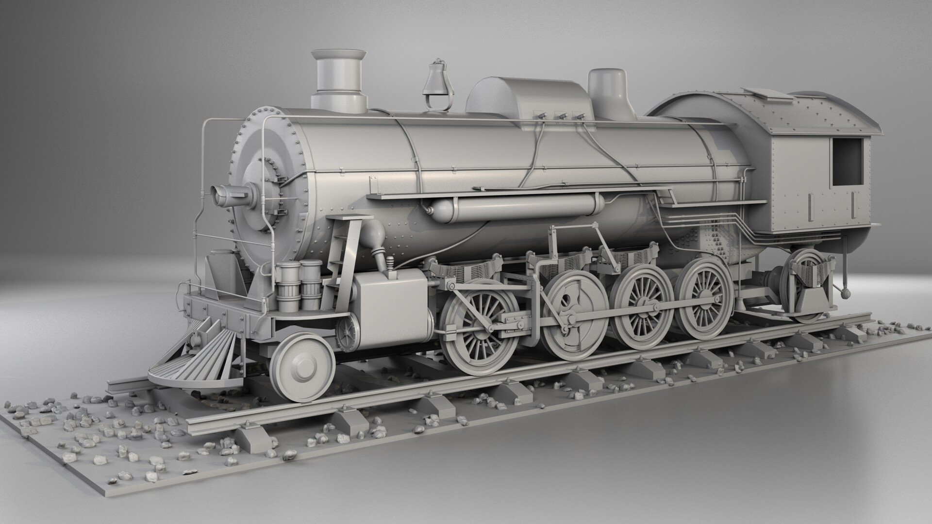 ArtStation - Locomotive Train Engine