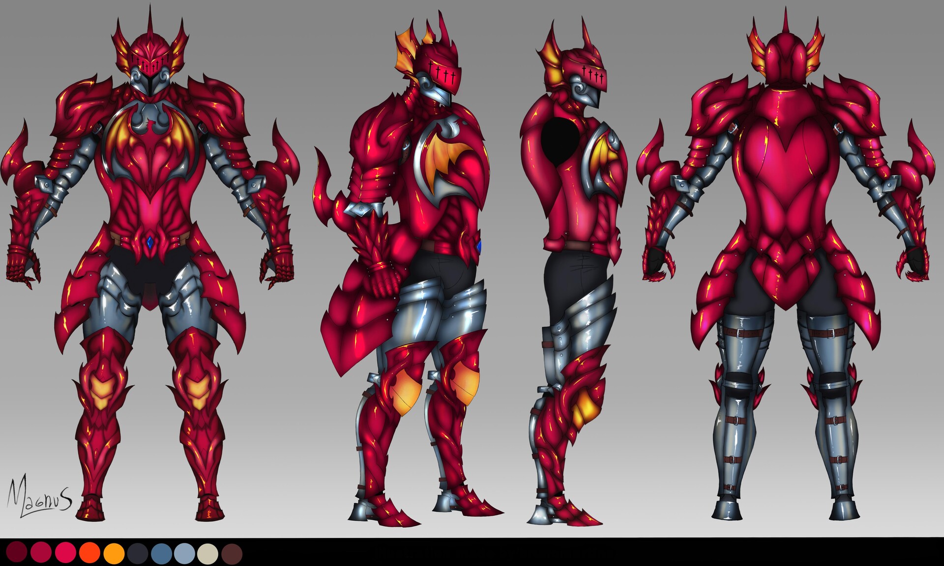 ArtStation - 2d armor designer for 3d model creation