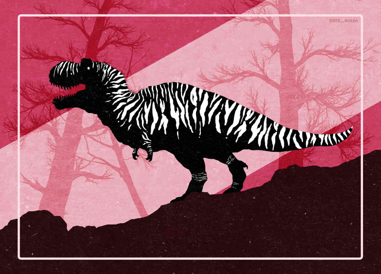 ArtStation - T. rex silhouette