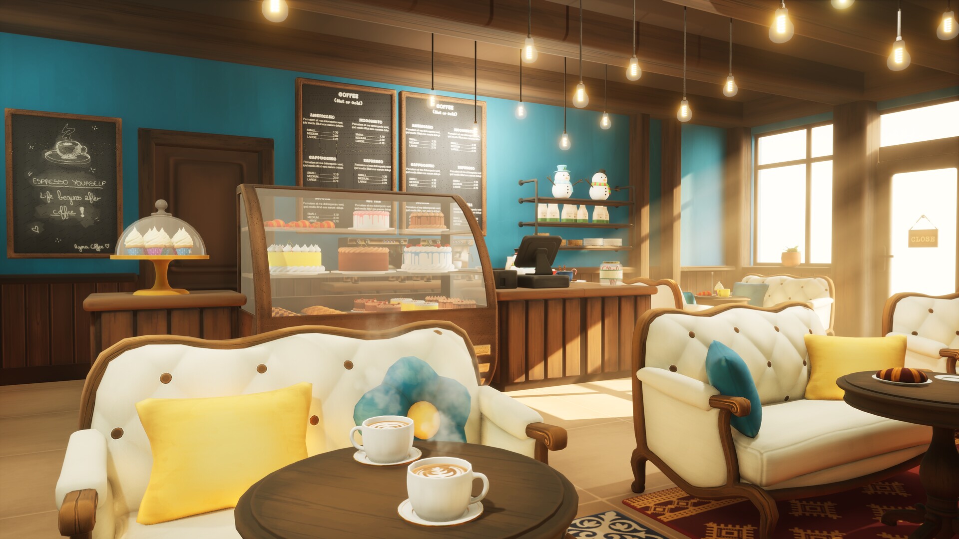 ArtStation - Coffee shop - VirtualSociety