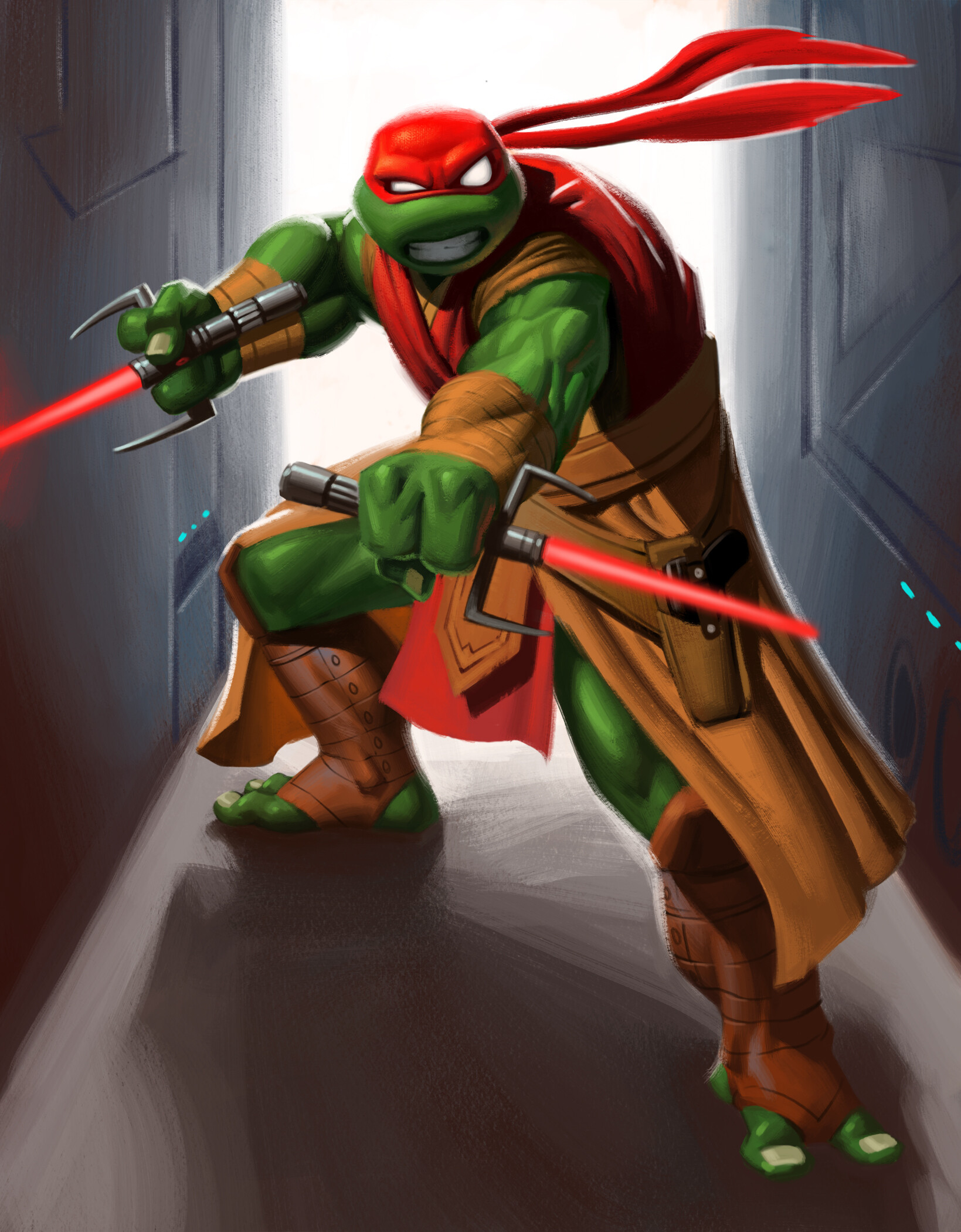 ArtStation - Ninja Turtle Star Wars Crossover