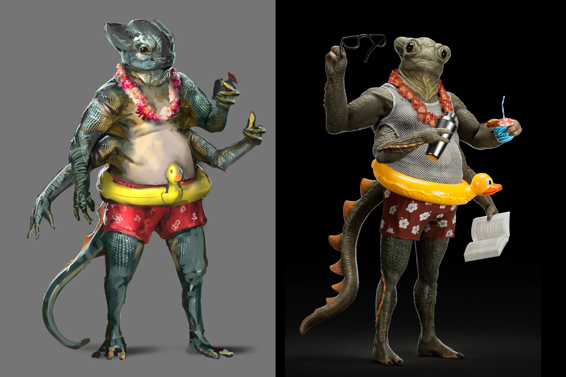 Atomhawk - NED - Animation Process