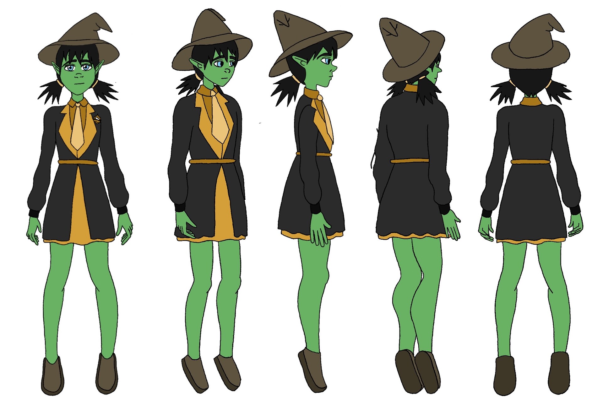 ArtStation - Final Turnaround for Enid