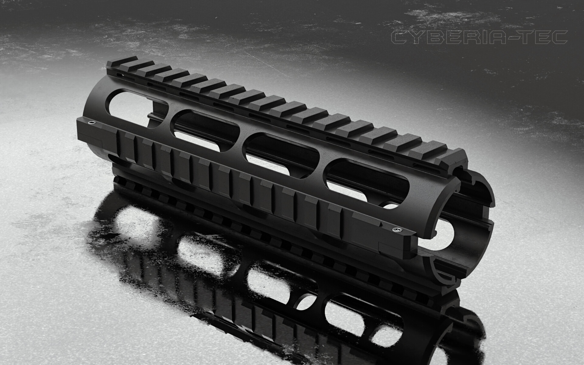 ArtStation - AR-15 Carbine Quad Rail Handguard