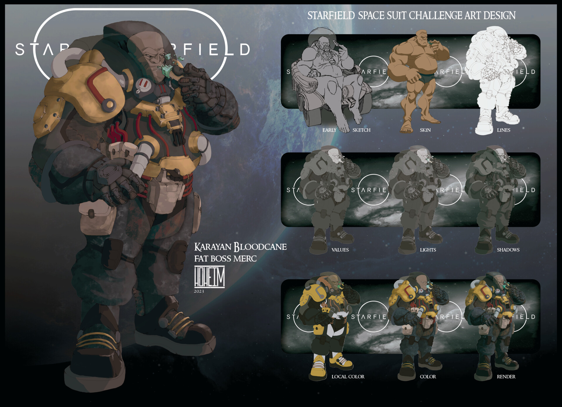 ArtStation - Fat Boss | Starfield Space Suit