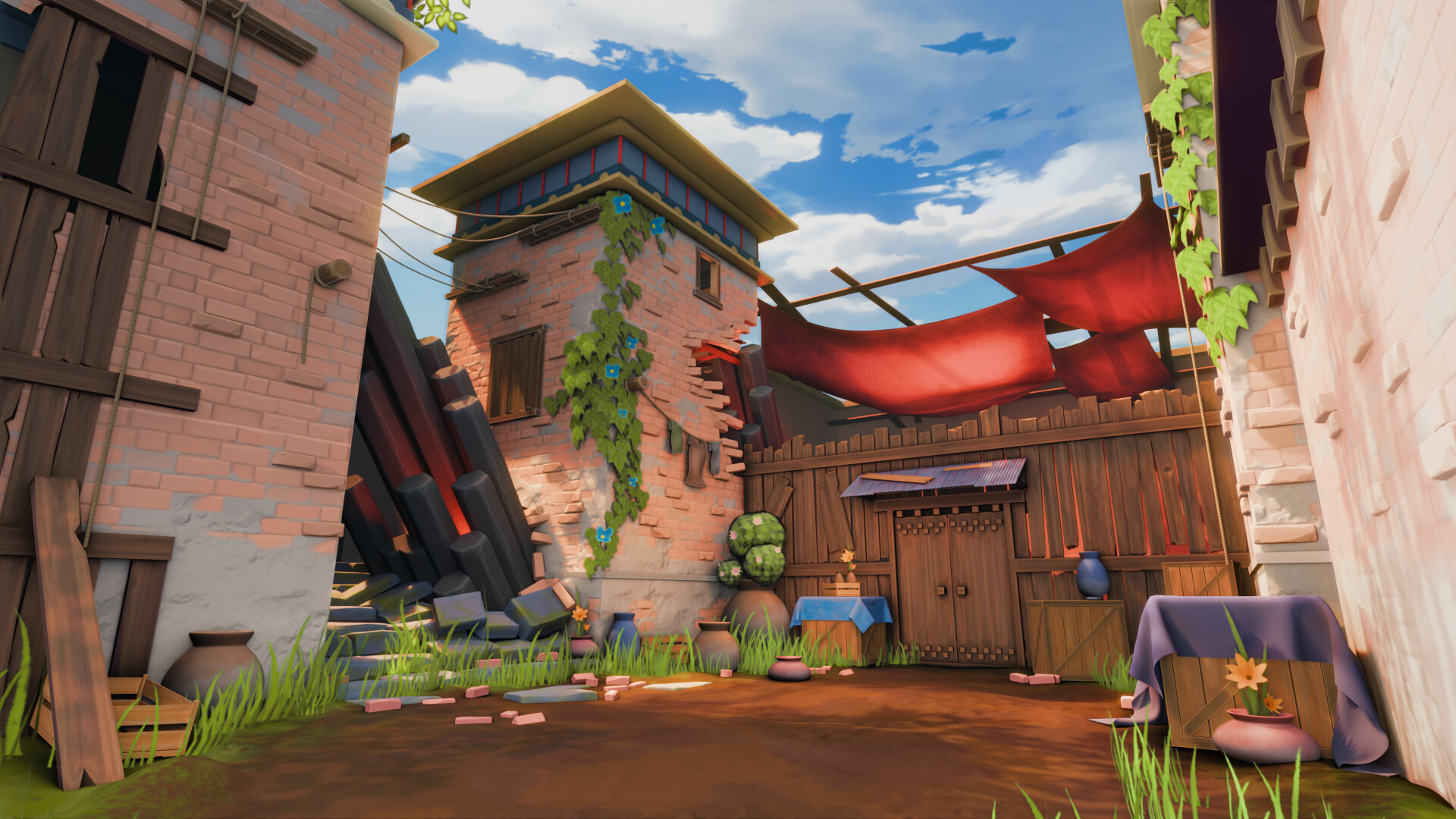 ArtStation - Environment / Valorant Style