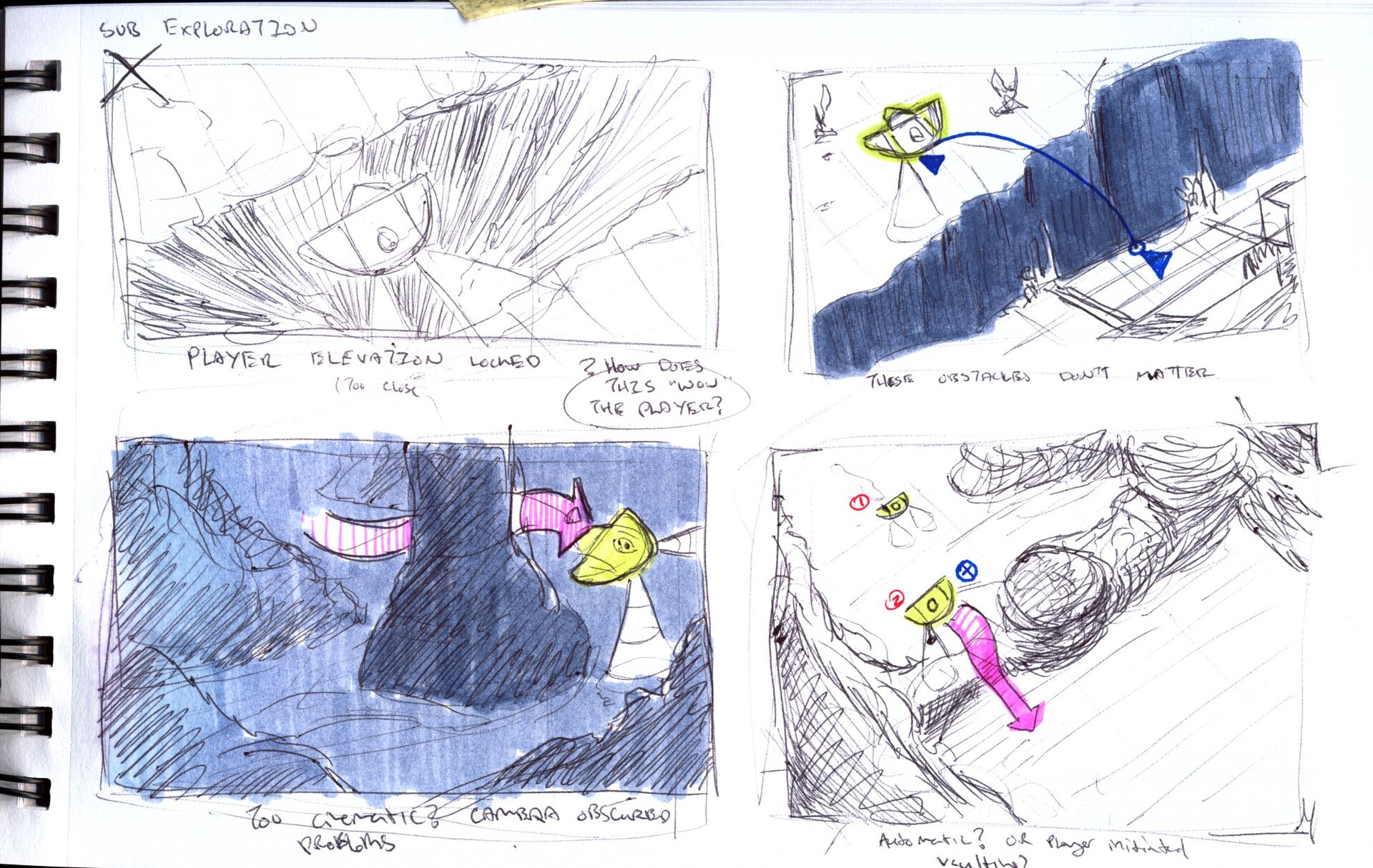 James Ludden - Eline Media pre production drawings