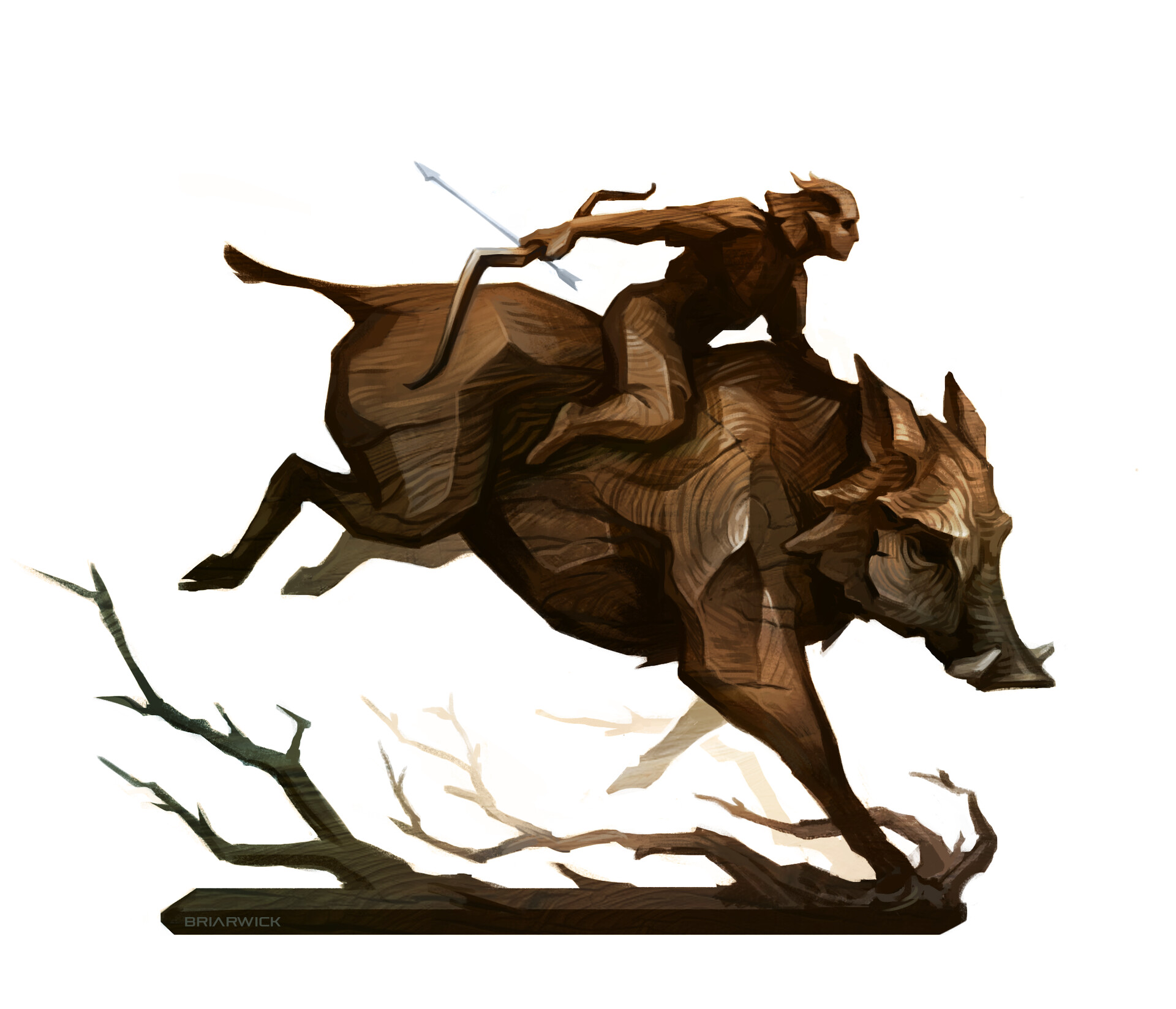 ArtStation - Tanith & The Boar