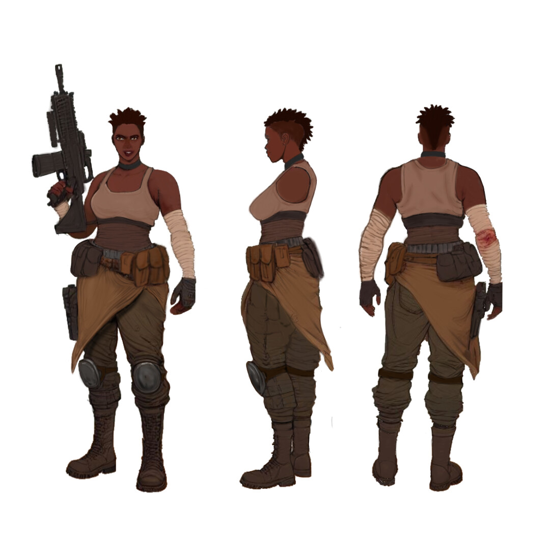 ArtStation - Amina: Undisputed Champion | Character Design | Concept Art