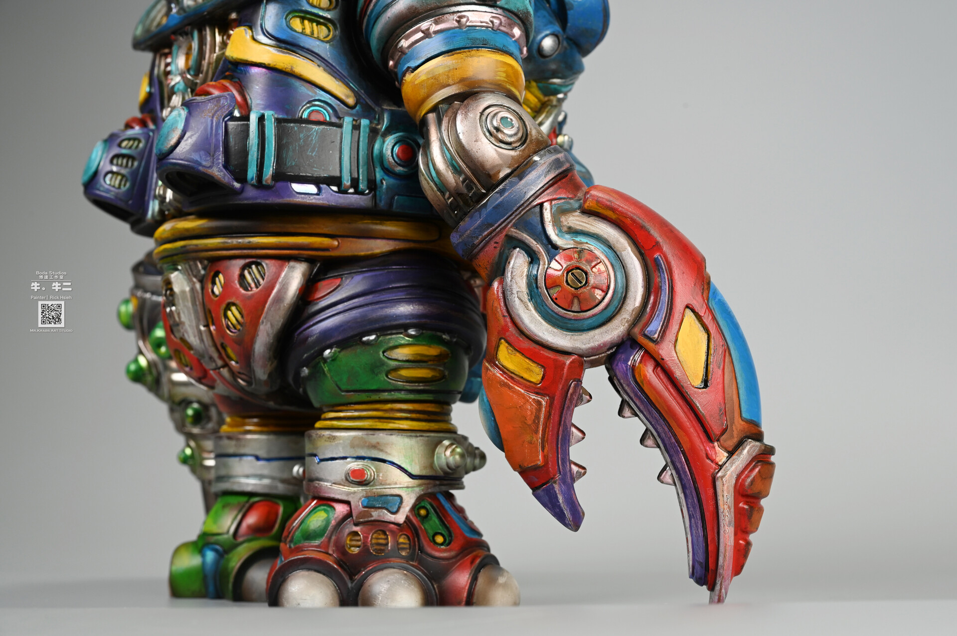 Krabs M.Art x 蟹佬模研漆藝所 - Boda Studios 博達工作室 牛。牛二 塗裝 蟹佬