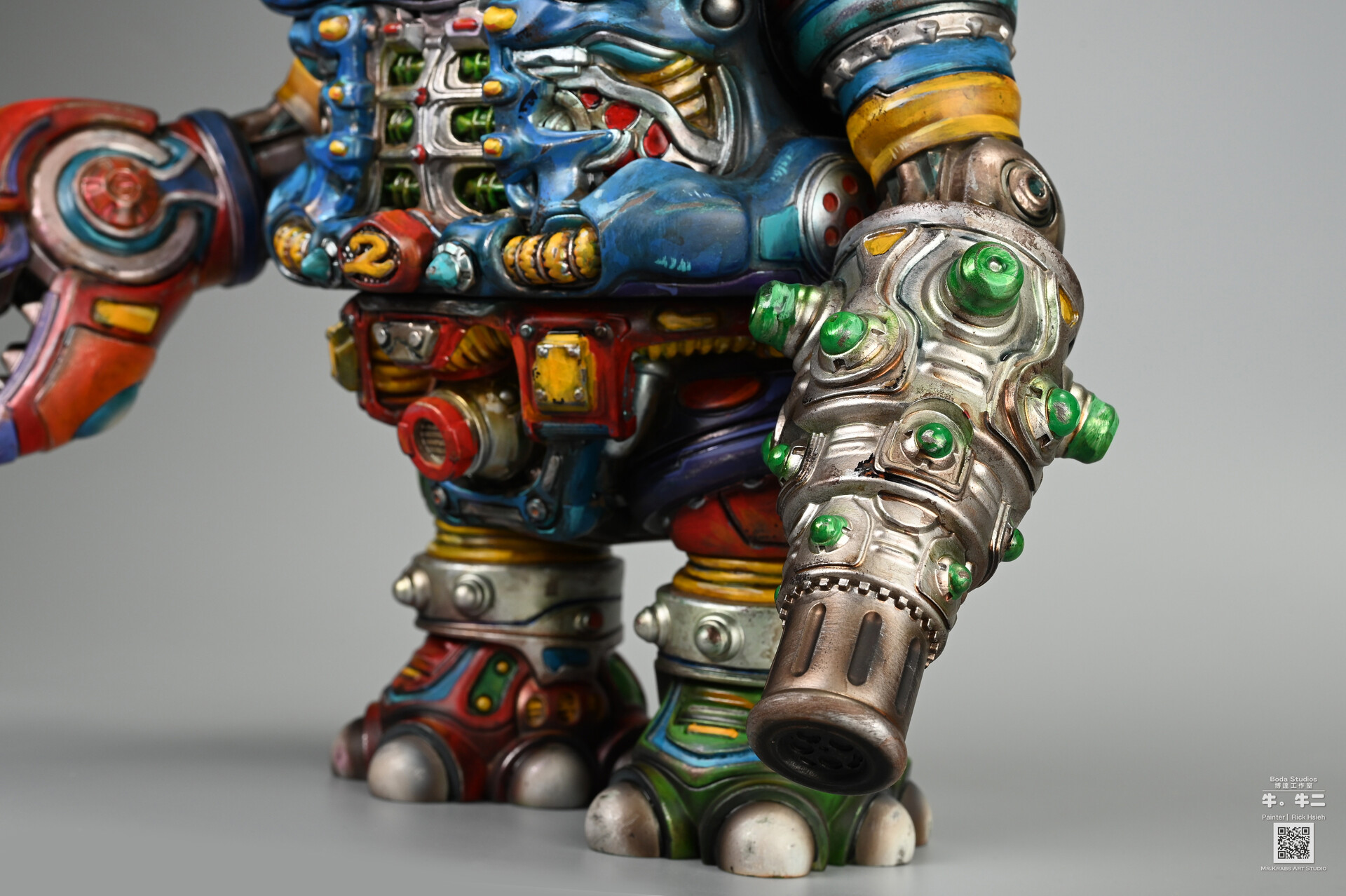 Krabs M.Art x 蟹佬模研漆藝所 - Boda Studios 博達工作室 牛。牛二 塗裝 蟹佬