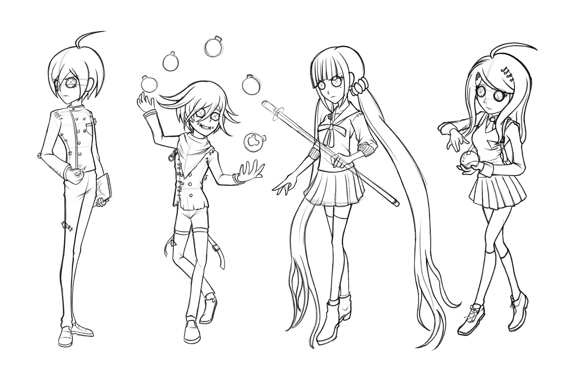 identity v coloring pages