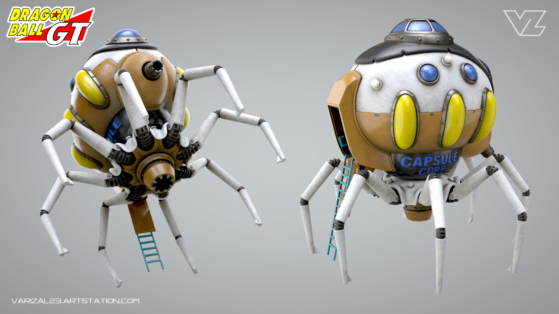 Varizal Zulmi - Octopus Spaceship Capsule Corp. - Dragonball GT