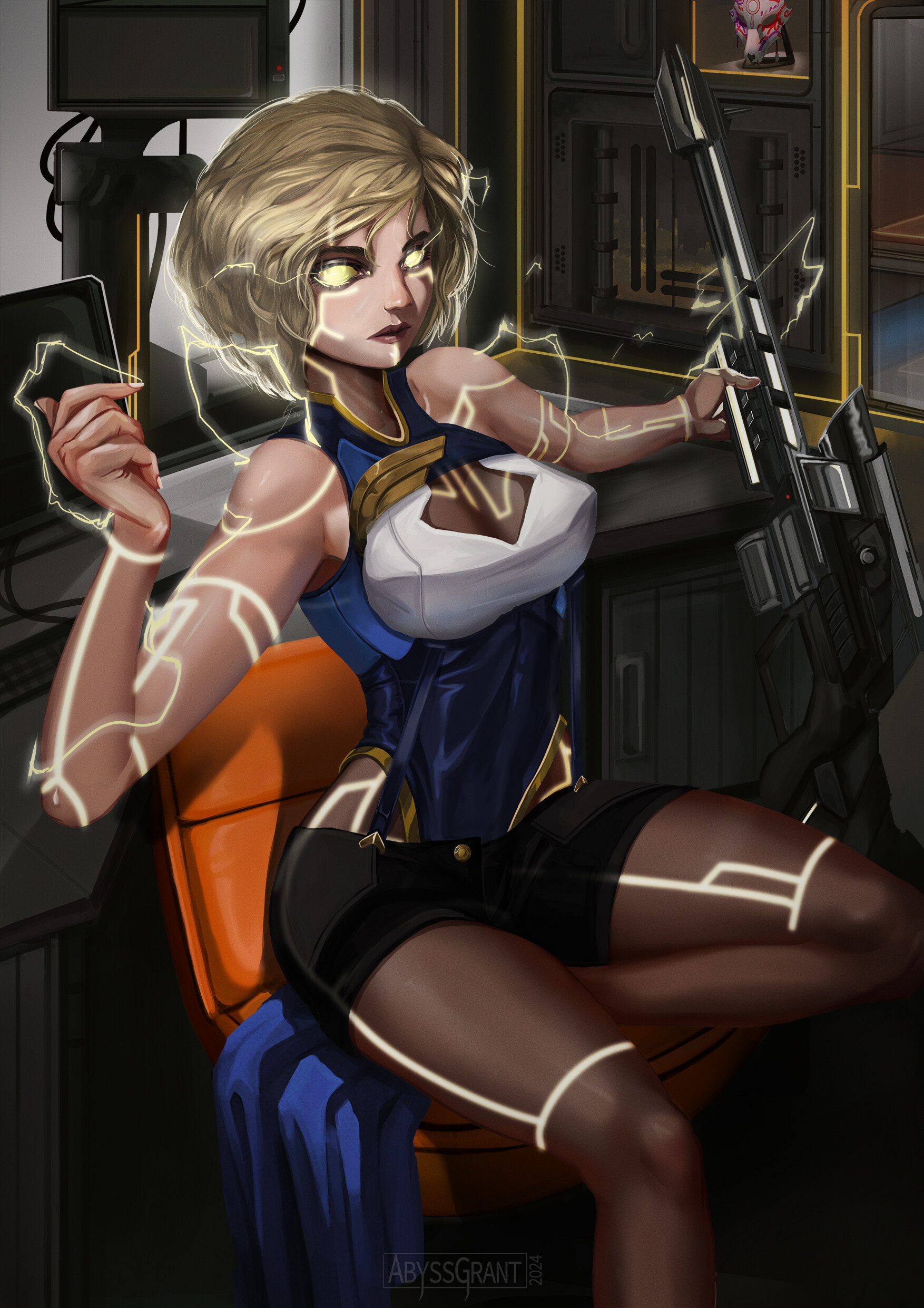 ArtStation - Android Lightning Sniper