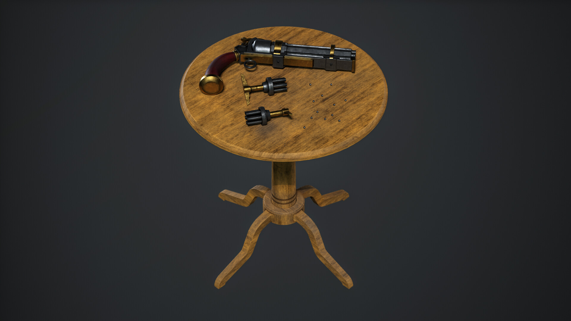 ArtStation - Pepperbox Pistol