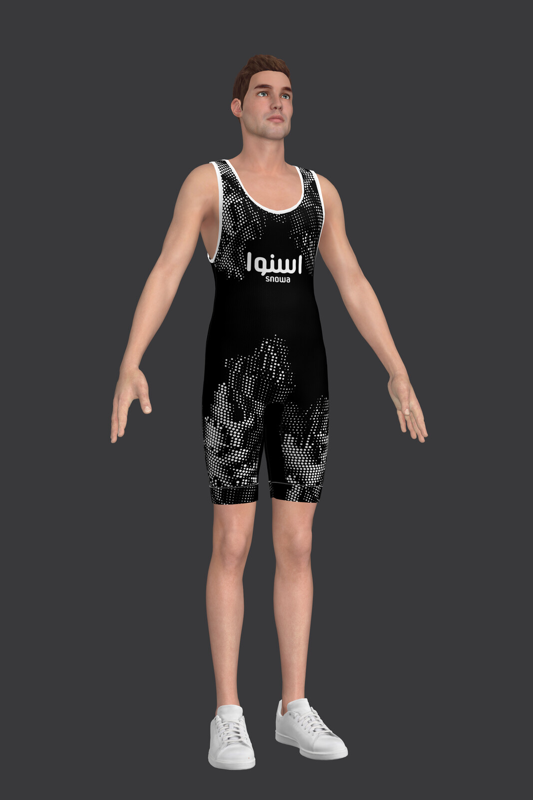 sodoya - wresteling singlet 3D model