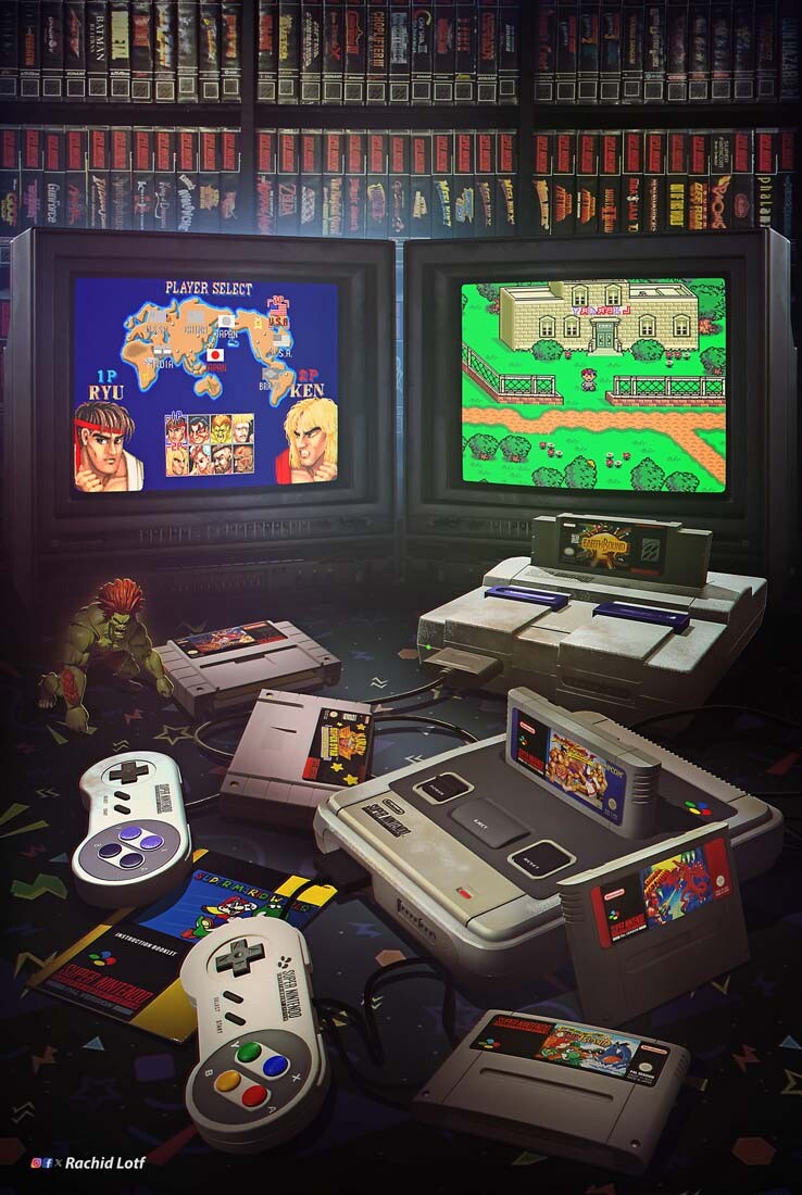 ArtStation - Super Nintendo - PAL- NTSC