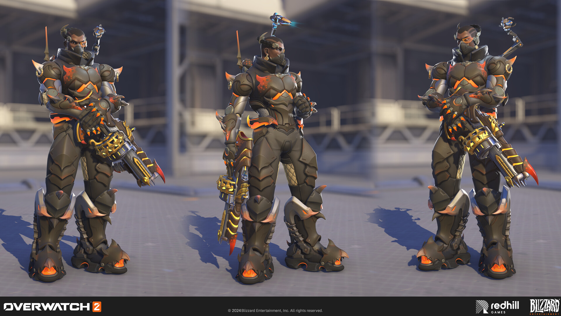 Paul Ruano-Borbalan - Overwatch Weapon Baptiste Scorpion Skin