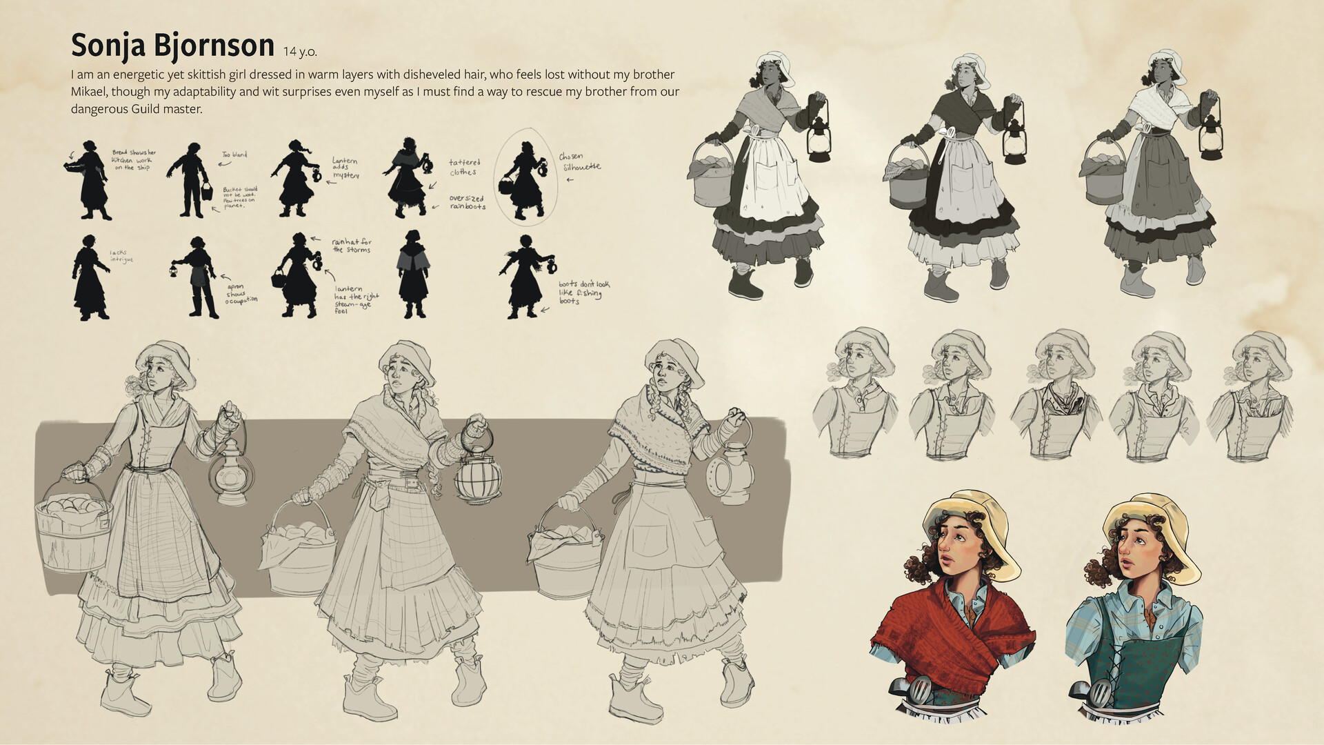 Lilah Boyd - Sonja Bjornson - Character Design