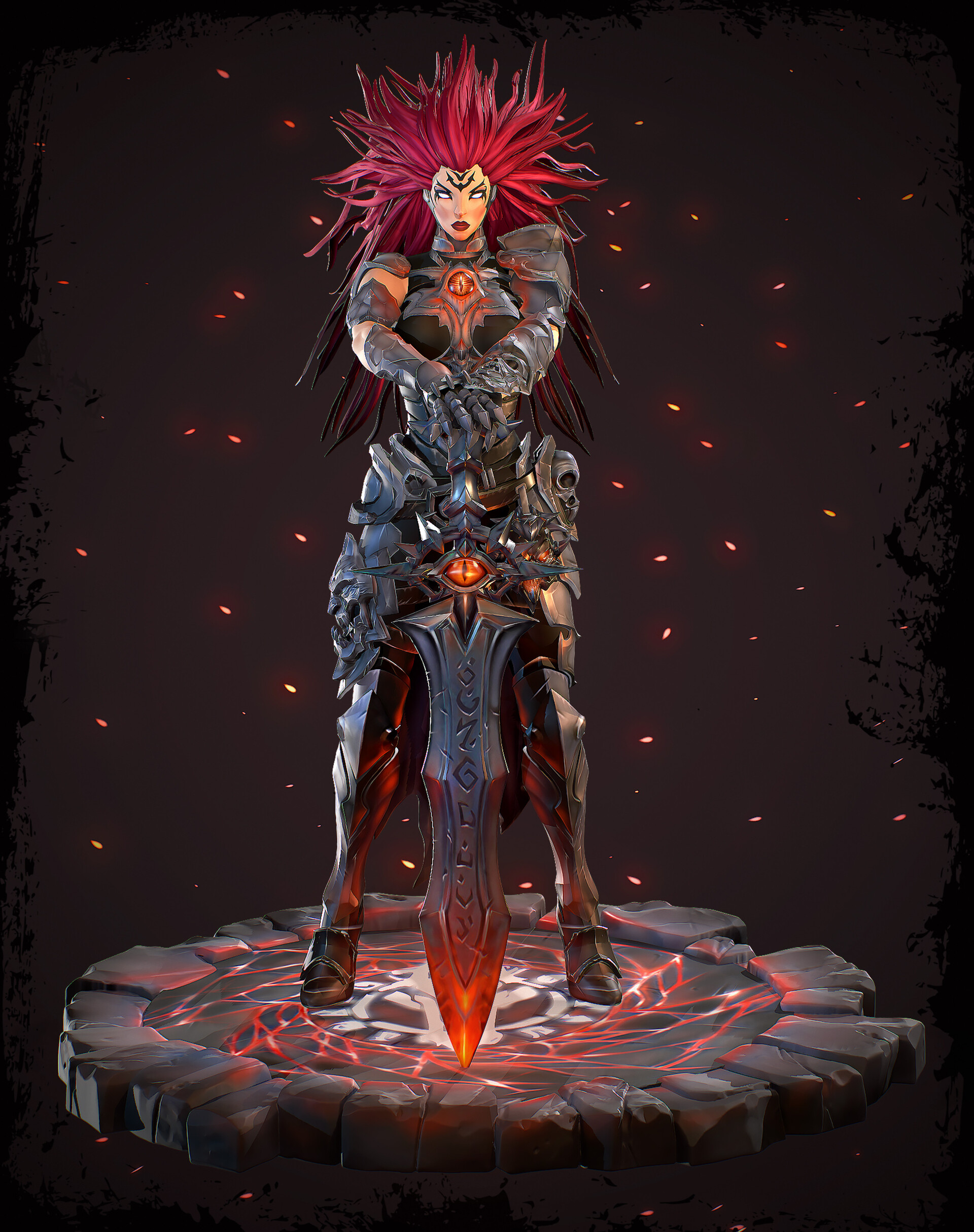 Alice Vescio - Fury Darksiders III - 3D Fan Art