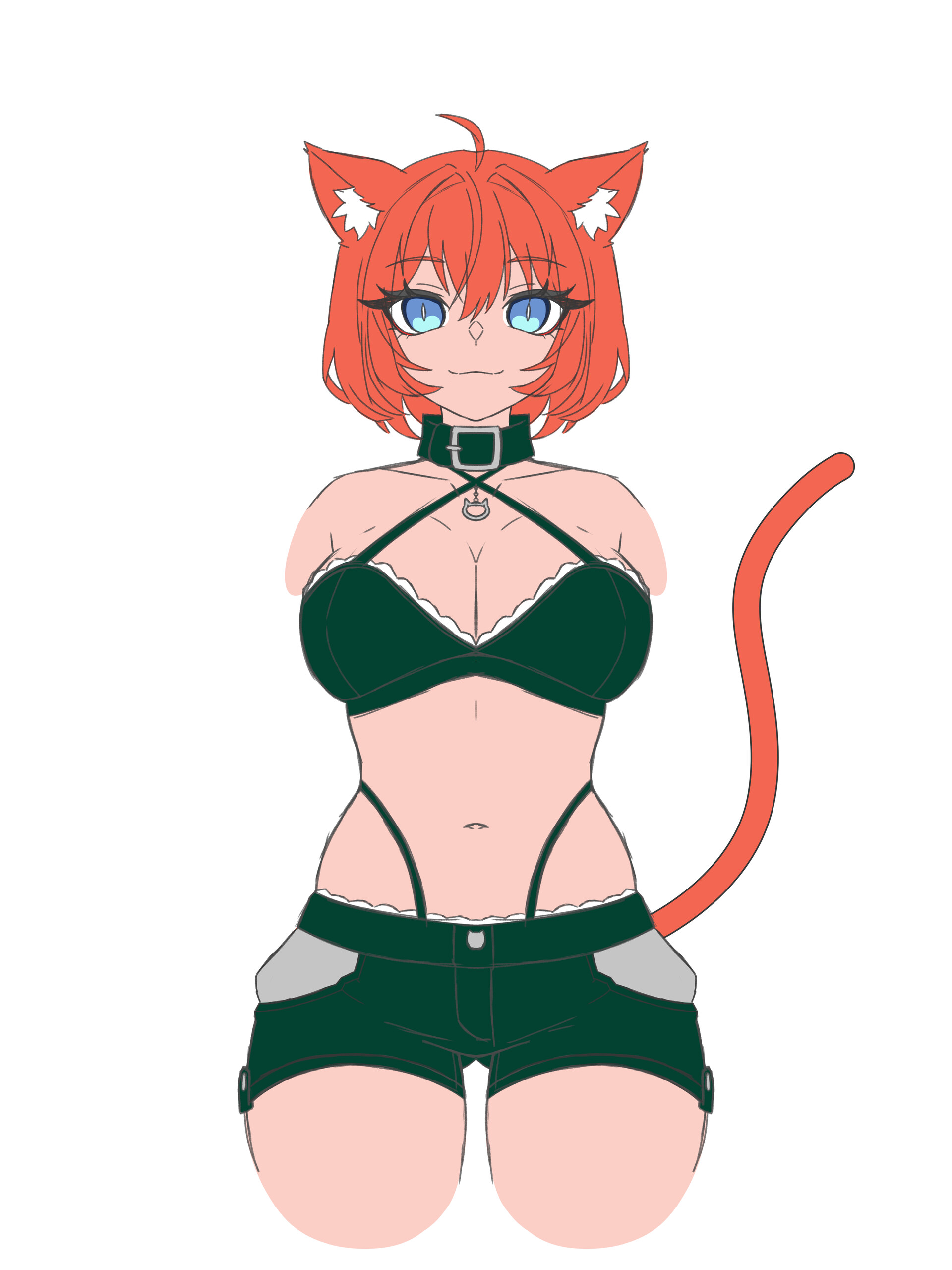 ArtStation - Catgirl Live2D Model WIP