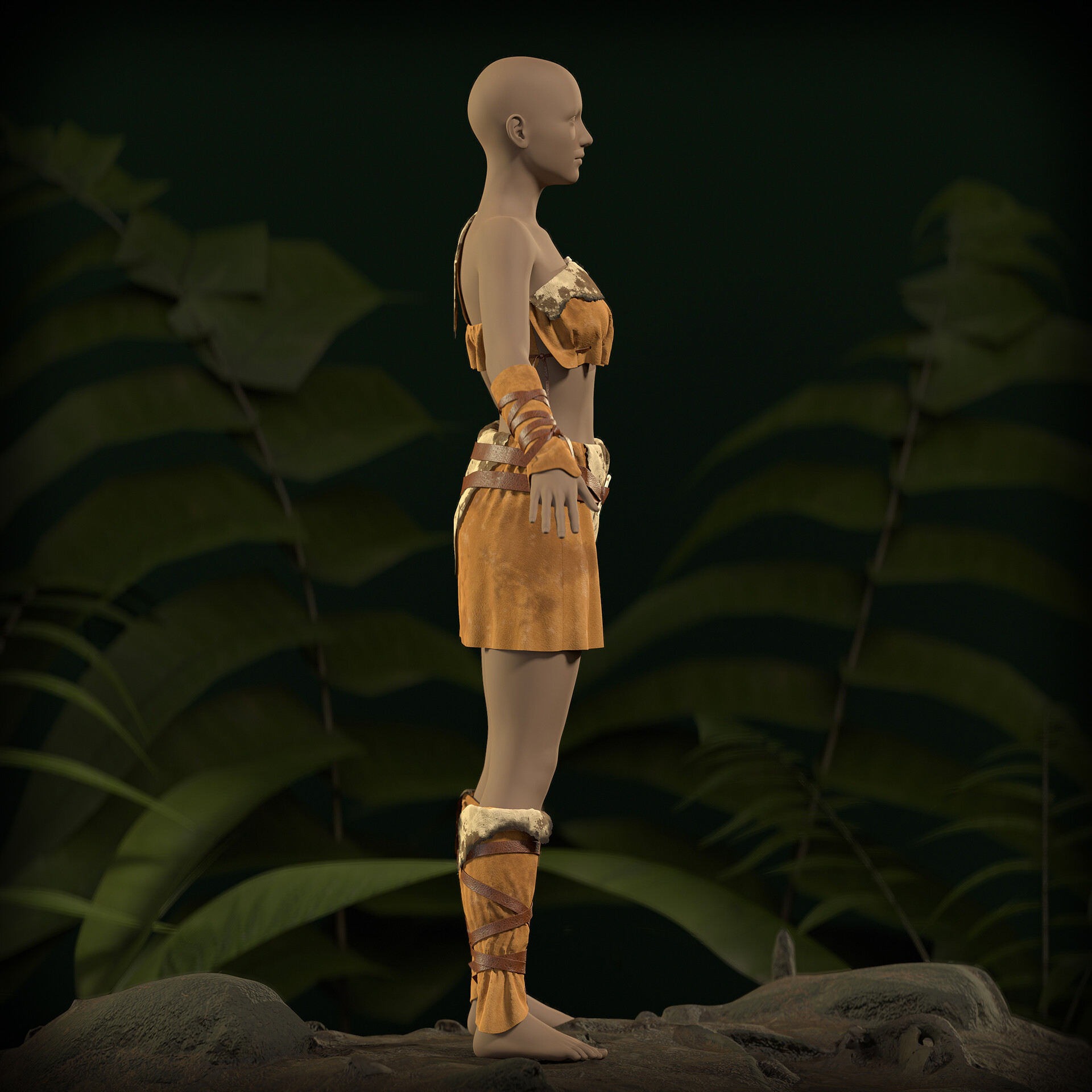Sahar khazeni - primitive female outfit