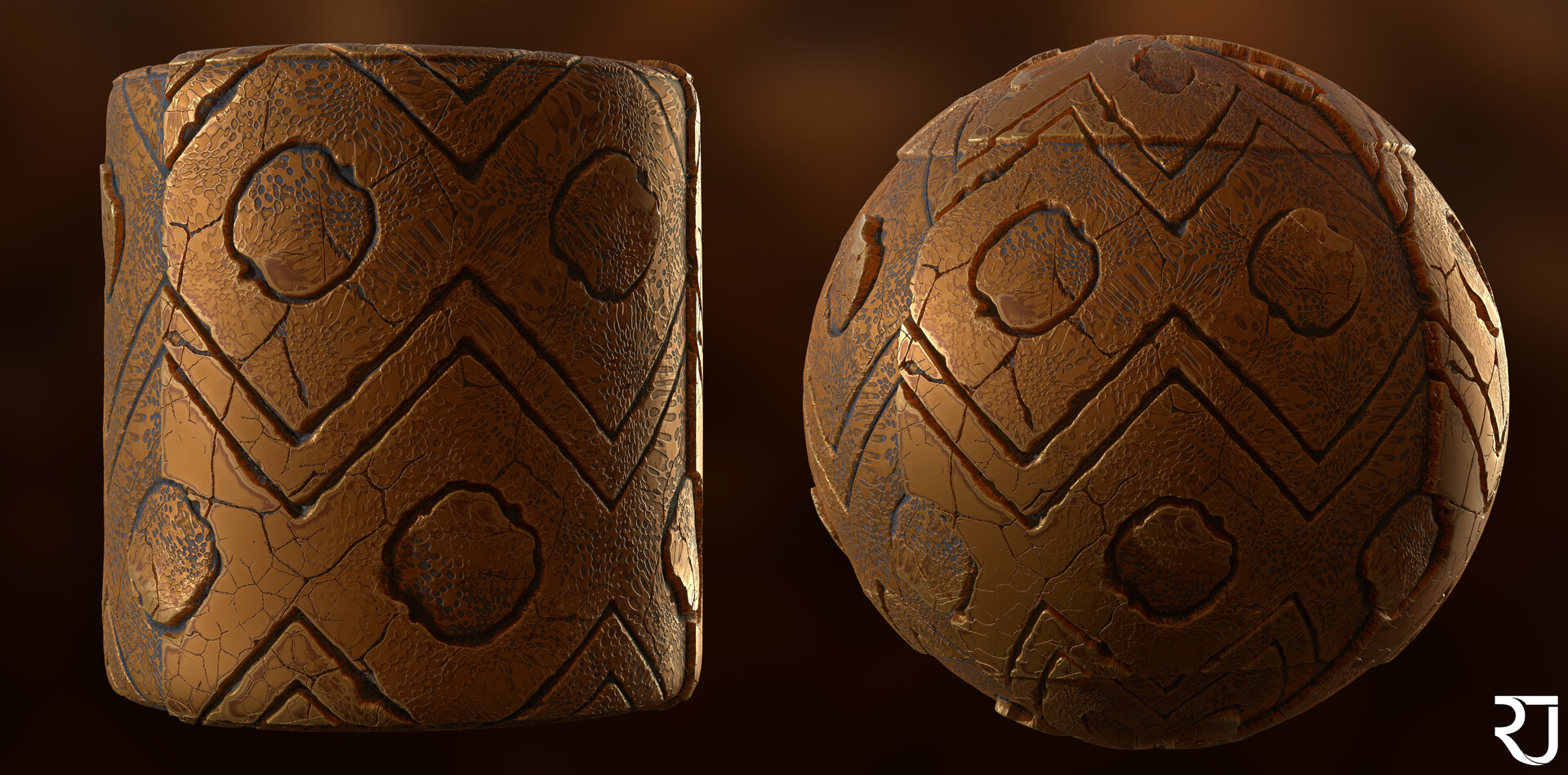 Rohit Jangra - Gold Stone Carved