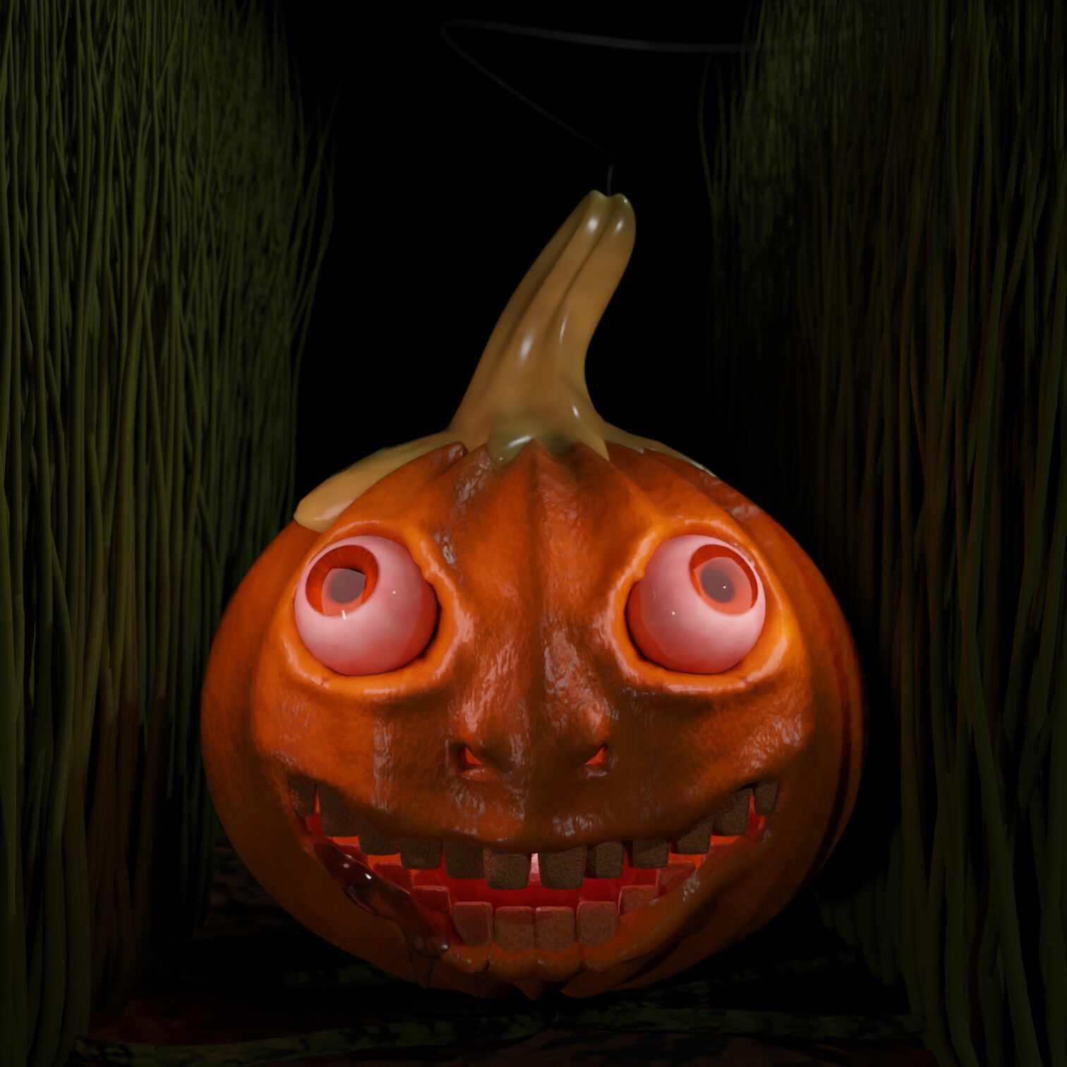ArtStation - Creepy Pumpkin