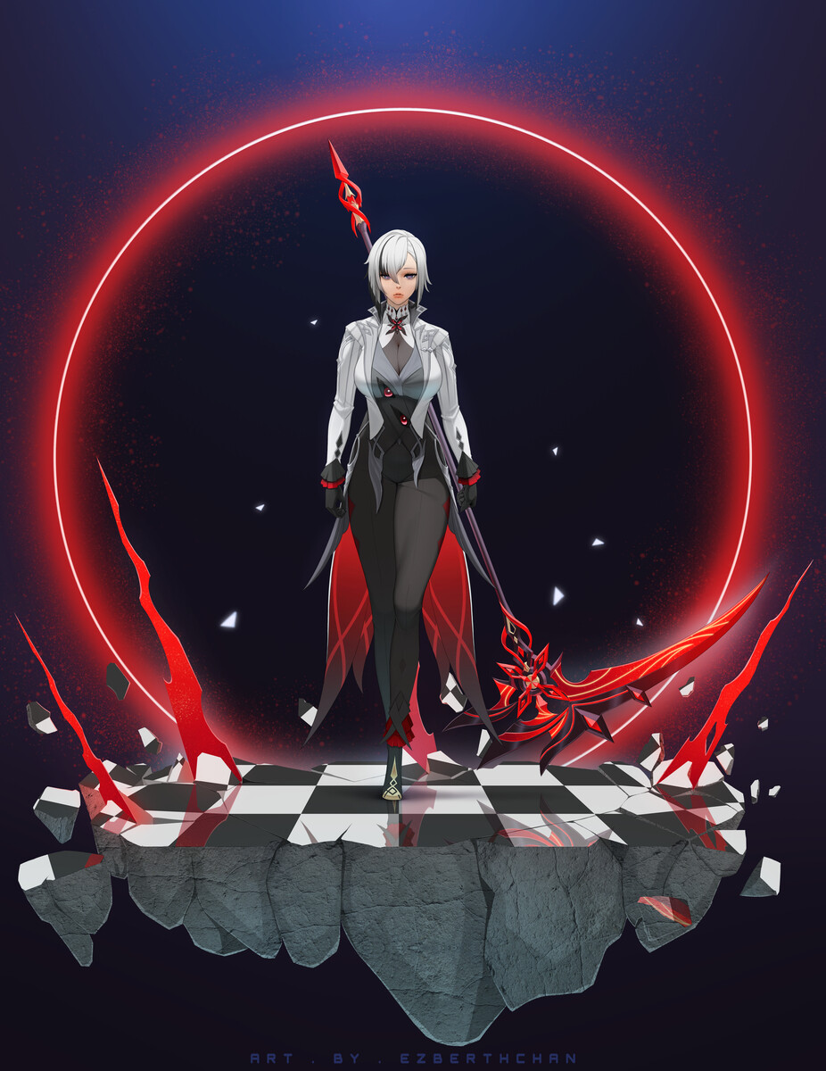 ArtStation - Arlecchino fanart