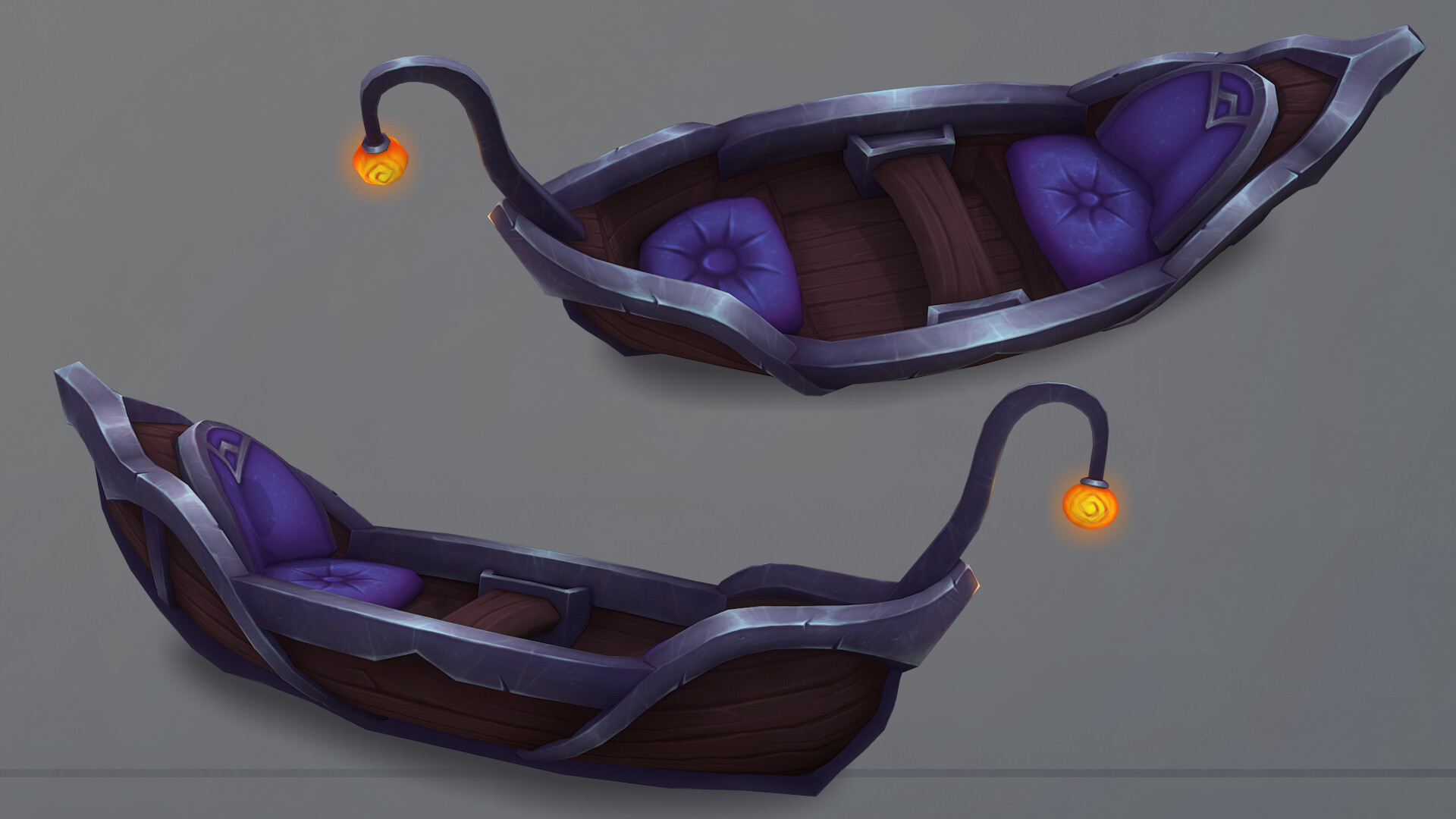 ZUGZUG Studio - Suramar Boat - WoW Fanart