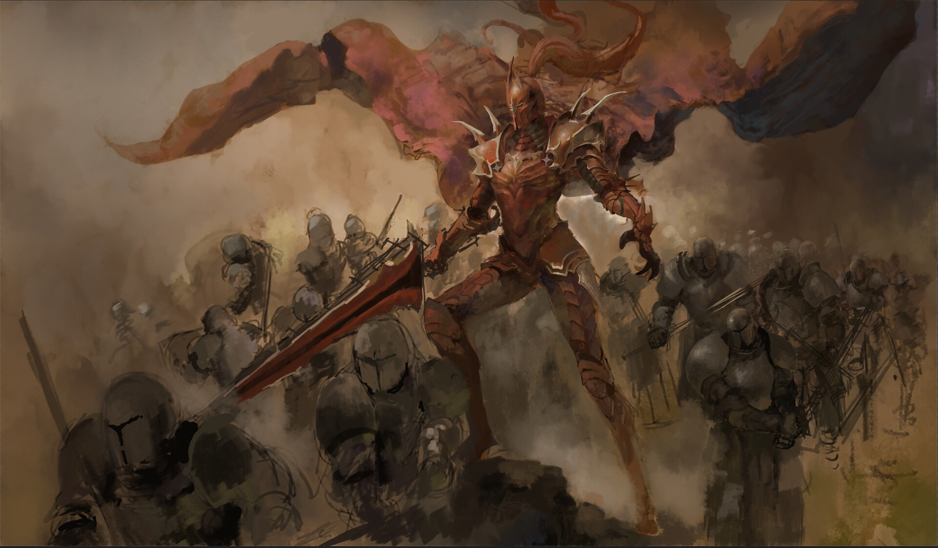 Christian Angel - Knight commander Igris The Bloodred