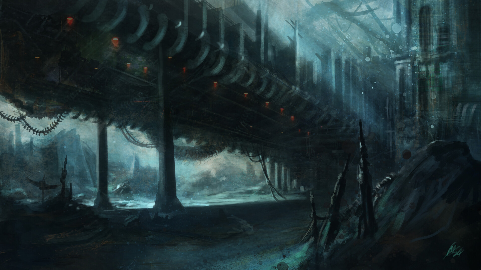 ArtStation - enviro sketching 4 with screen capture