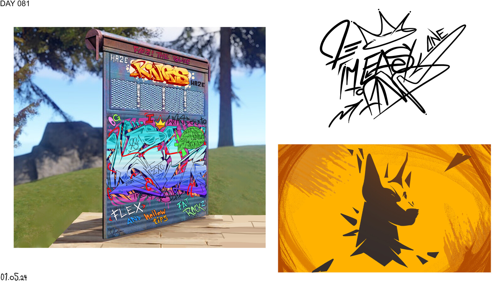 zxc73 - 73' "I Drew Every Day for 100 DAYS! DAY81"