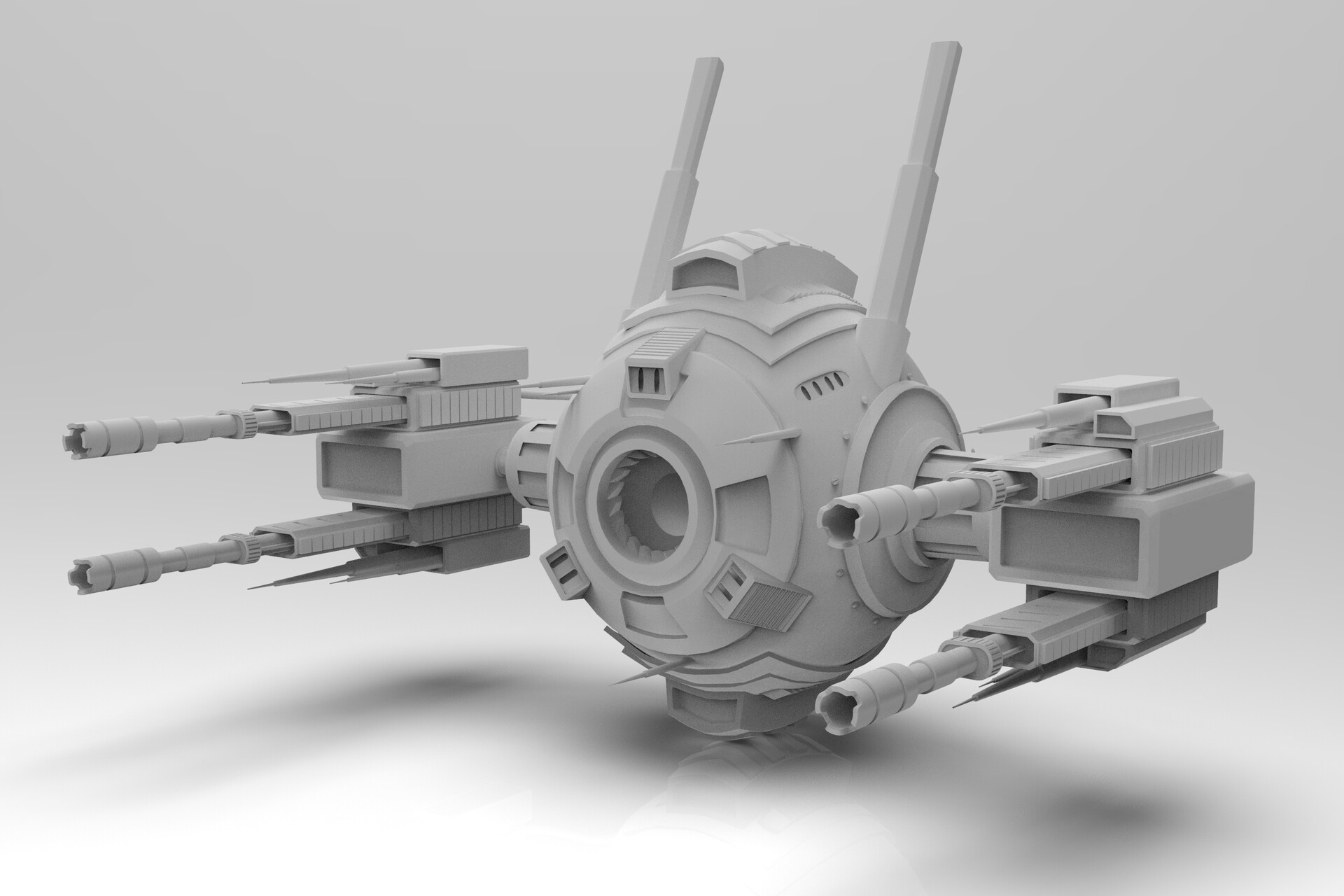 ArtStation - 3d SFI-FI Space craft