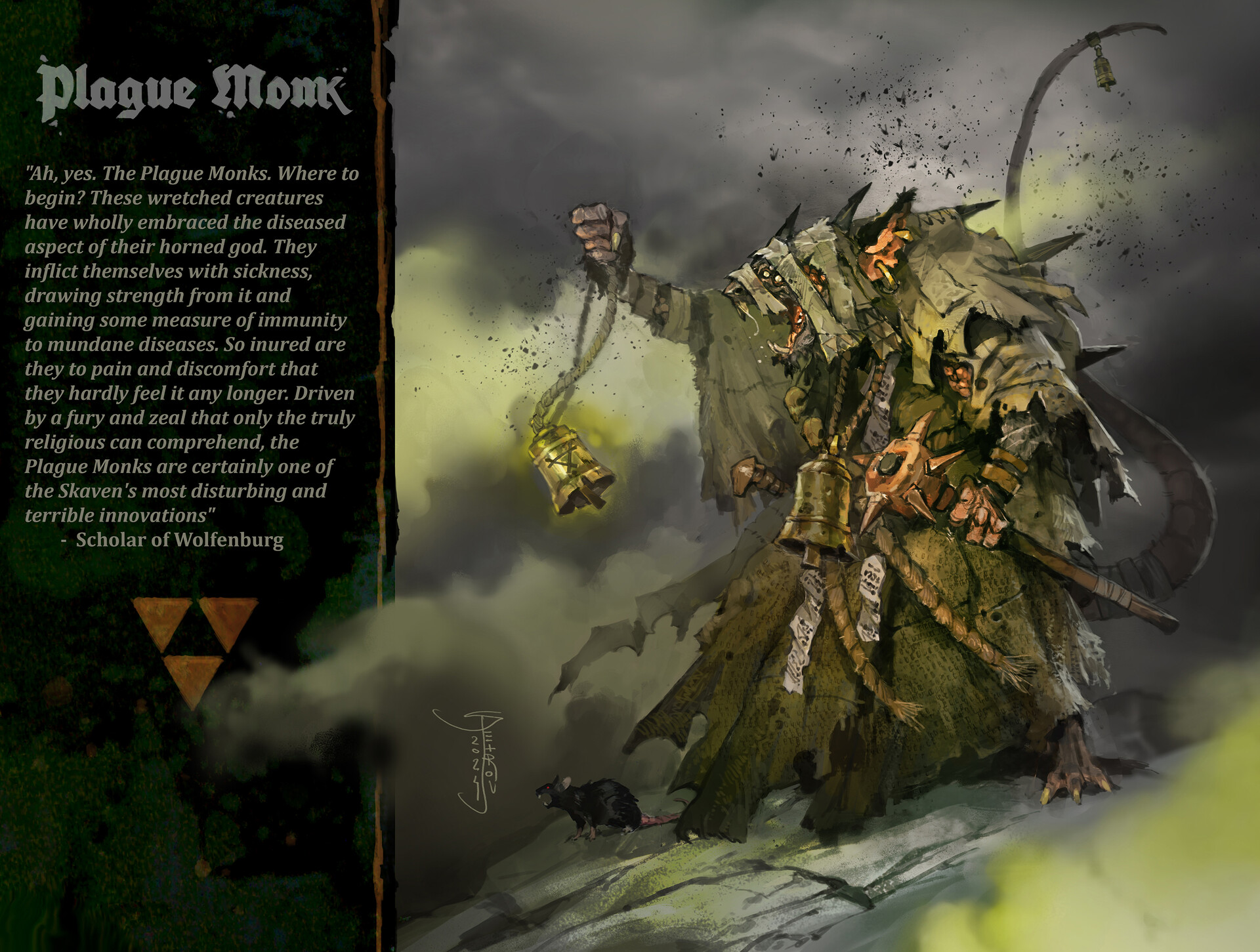 ArtStation - Plague Monk