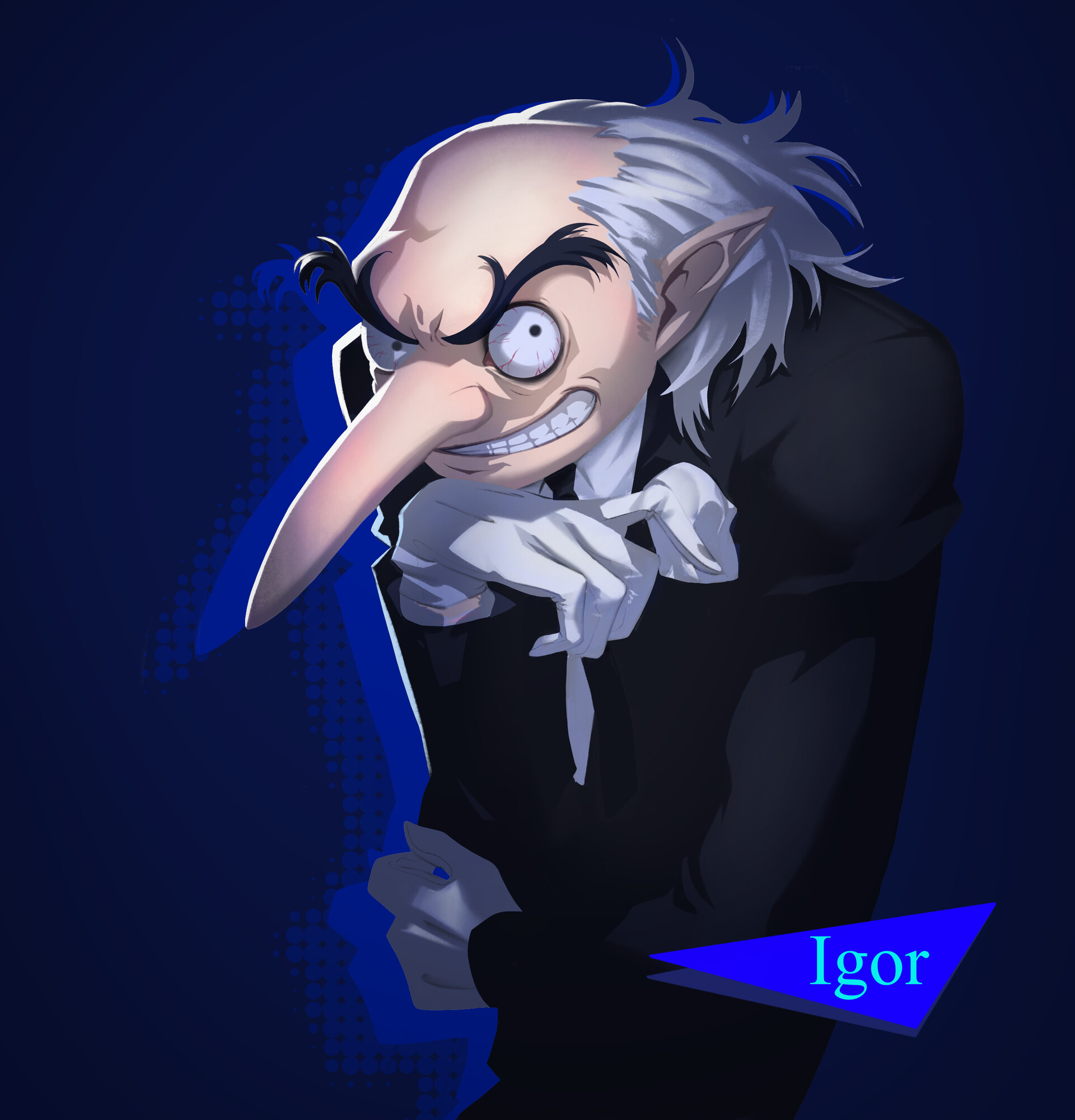 ArtStation - Persona 3 Reloaded Igor (fan art)
