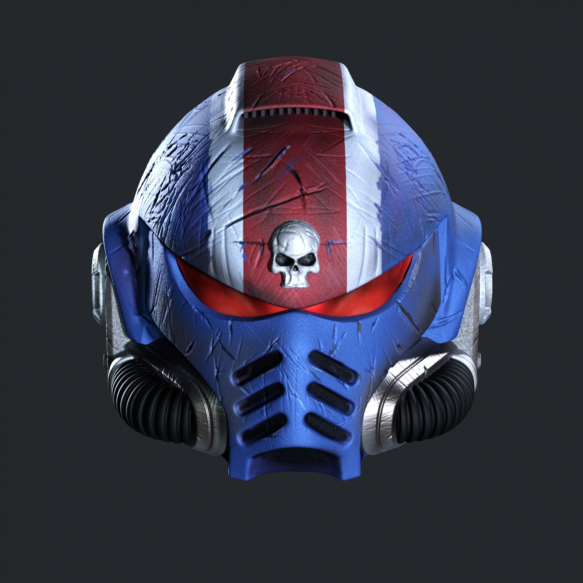 ArtStation - Helmet Warhammer 40,000: Space Marine 2
