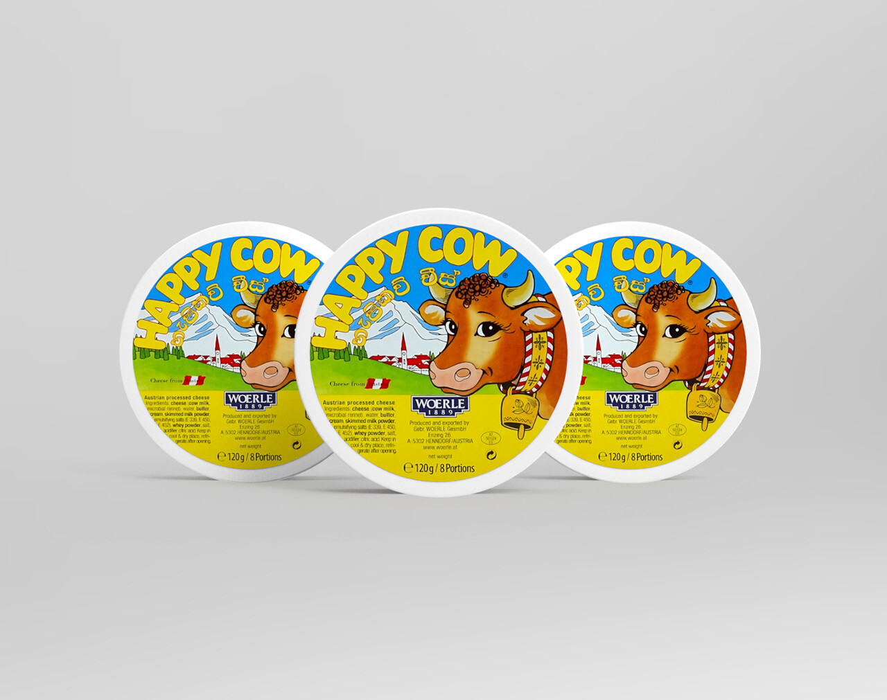 Happy Cow Cheese Logo Buy HAPPY COW BURGER CHEESE SLICES 200G*24
