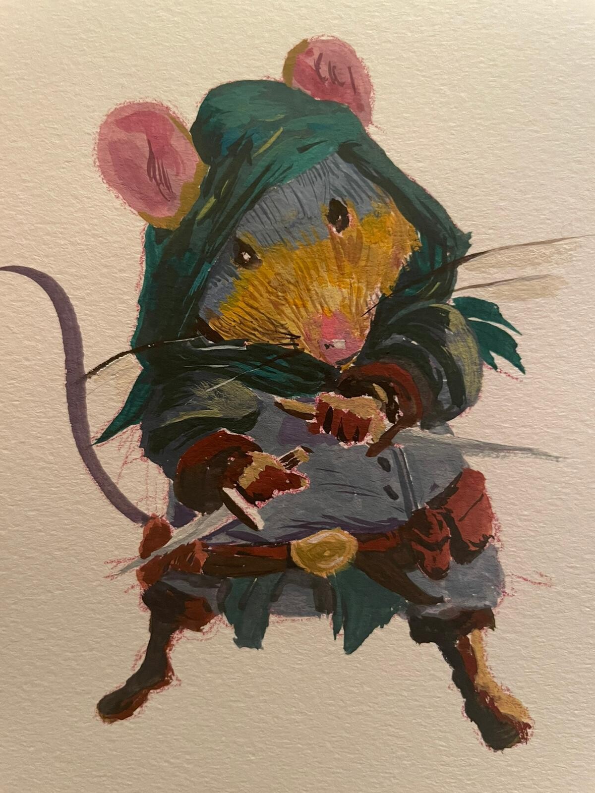 ArtStation - Late Night Painting Session - Mouse Rogue